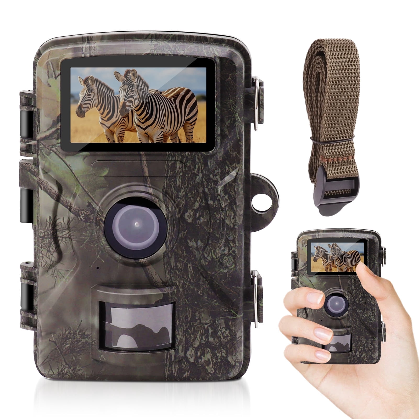 1080P HD Trail Hunting Camera, 24MP Infrared Game Camera, Photo, Night ...
