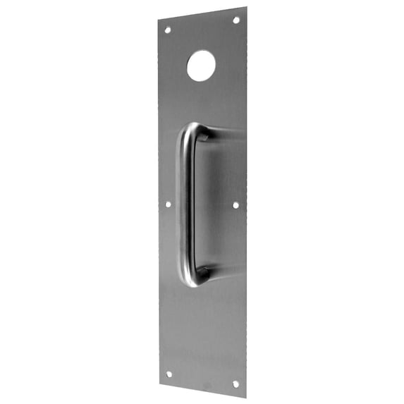 Don-Jo CFD7115 Brass Push and Pull Plate with Holes, Polished Brass ...