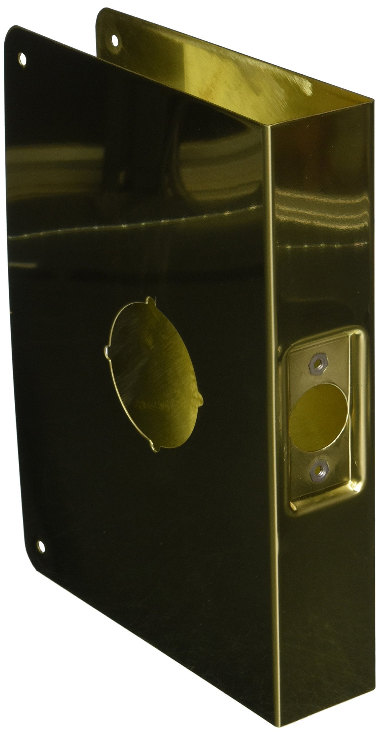 Don-Jo 55A-CW 22 Gauge Stainless Steel Mortise Lock Wrap-Around Plate ...