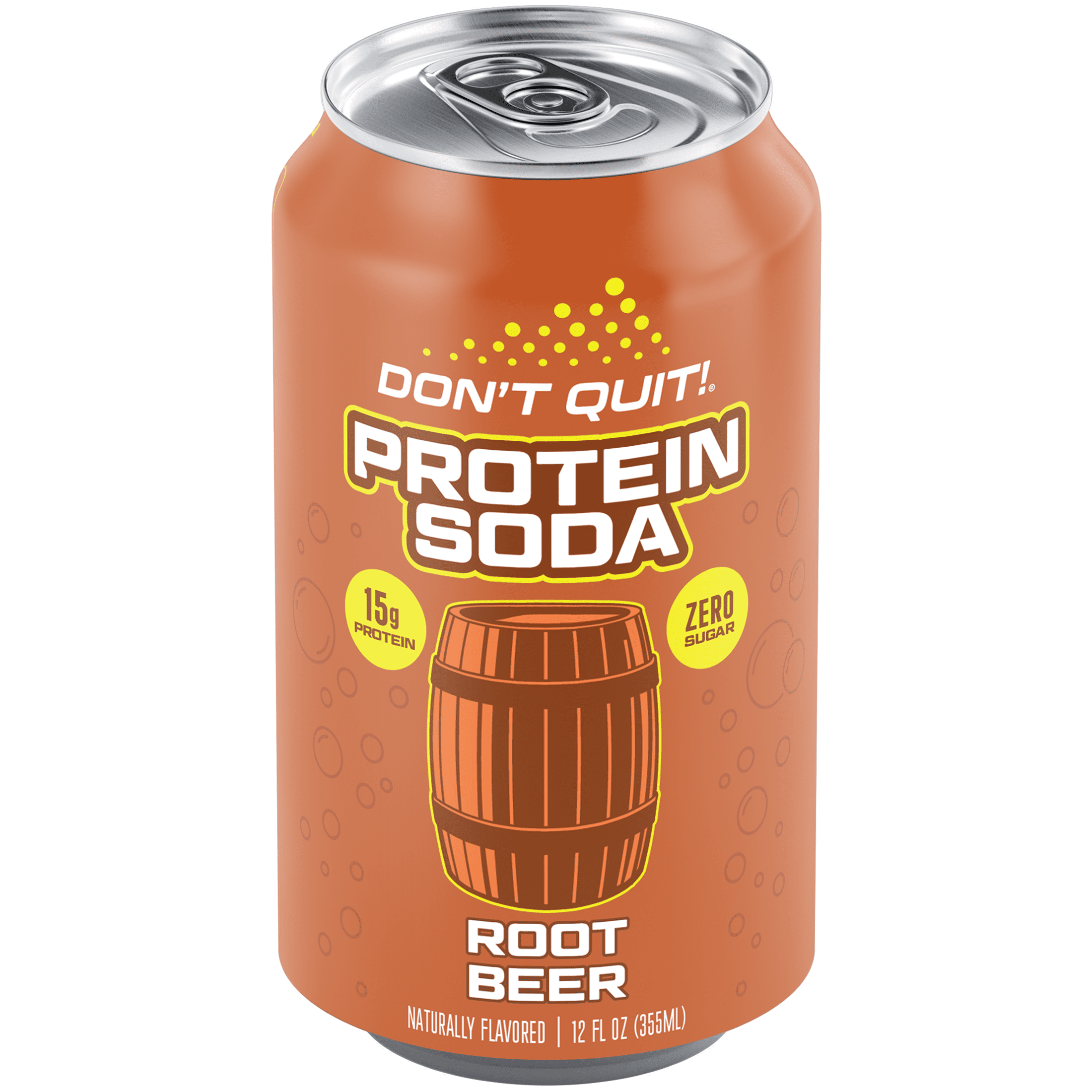 DON'T QUIT Protein Soda Root Beer, 15g Protein 12oz - Walmart.com