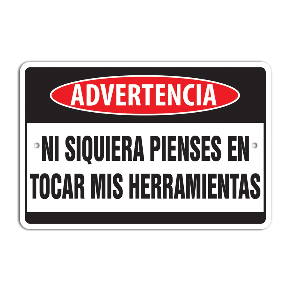 DON'T TOUCH MY TOOLS Warning Sign danger dad workshop carpenter| Indoor ...