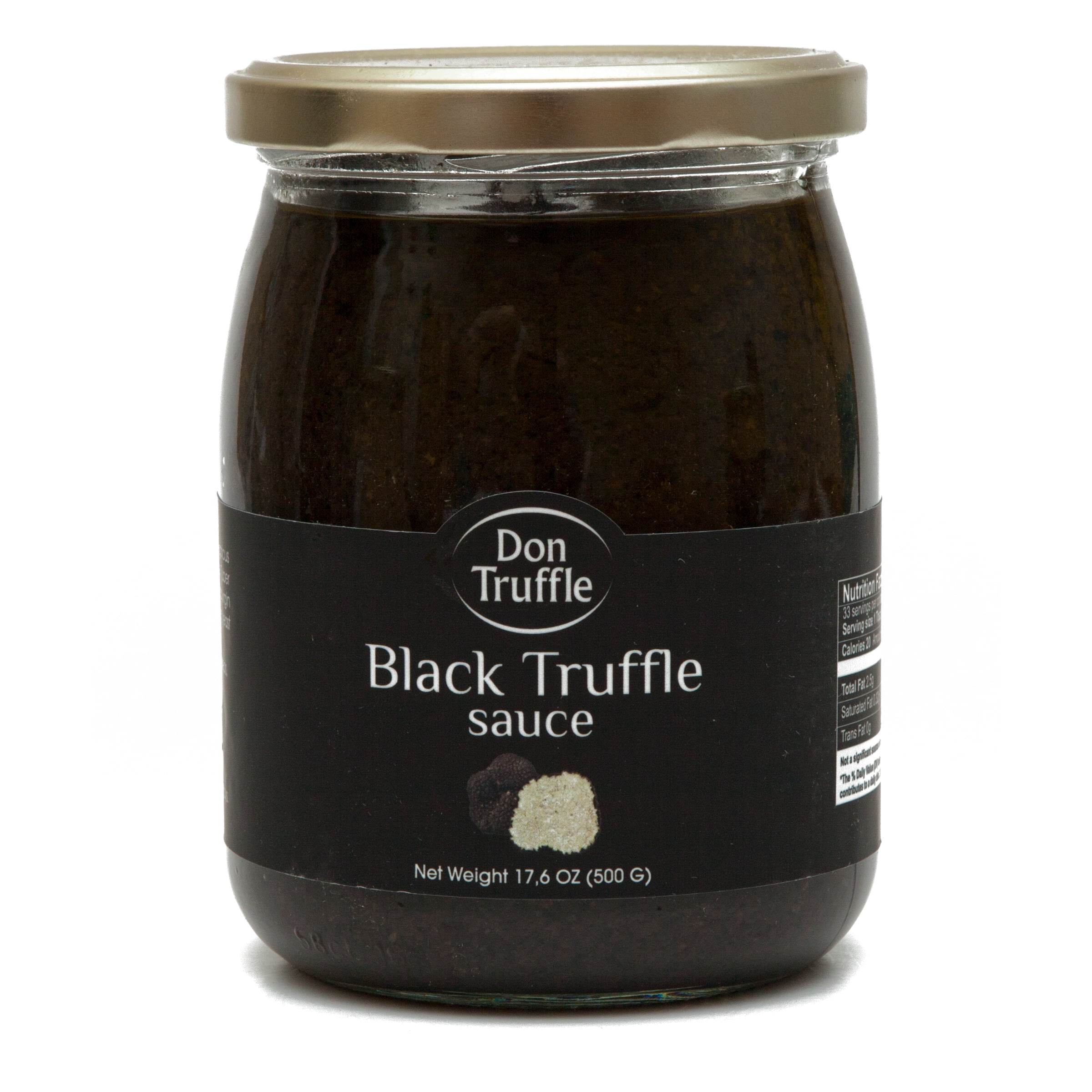 DON TRUFFLE Black truffle sauce 17,6 OZ (500g)- Multi-use. High quality ...
