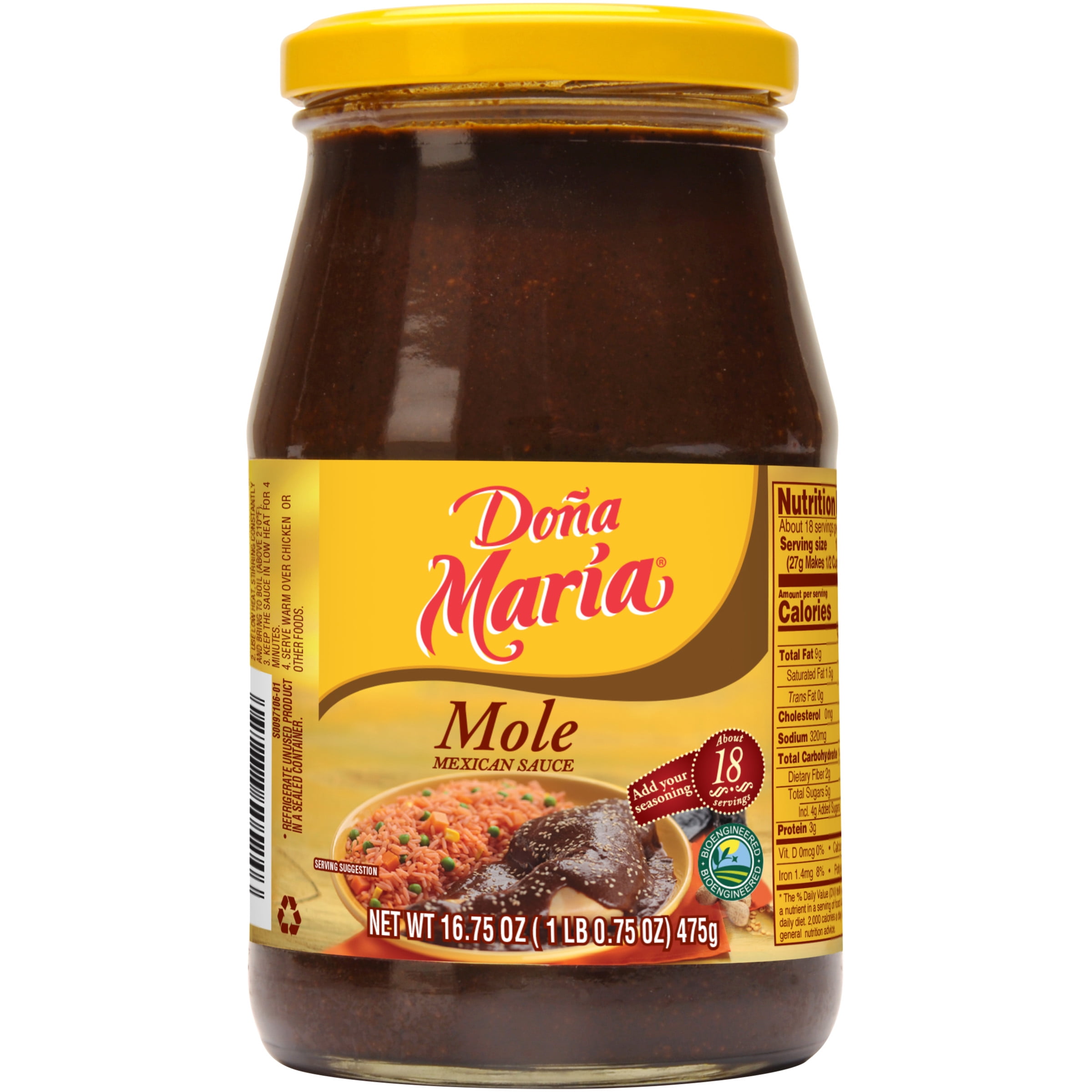 DONA MARIA® Mole, 16.75 oz - Walmart.com