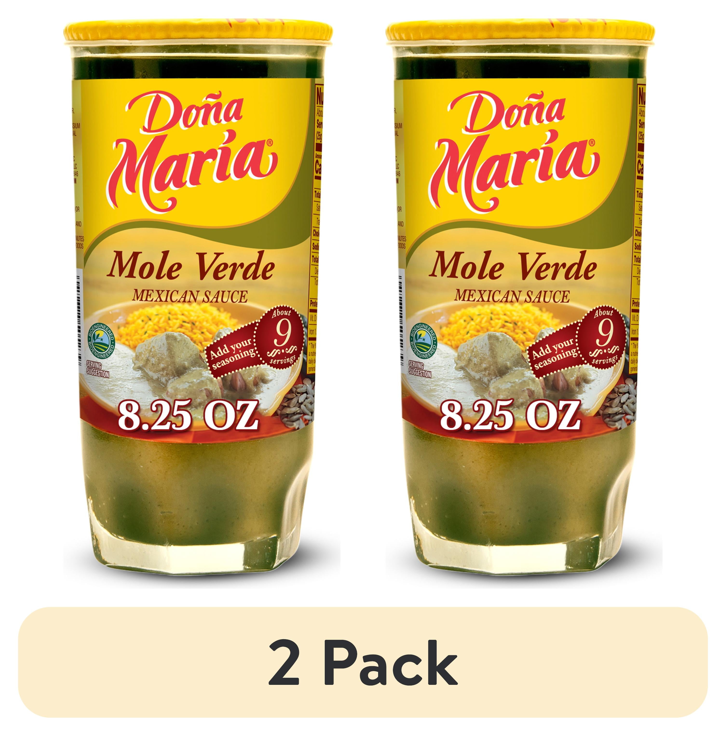 (2 pack) DONA MARIA Verde Mole Cooking Sauces & Marinades, 8.25 oz ...