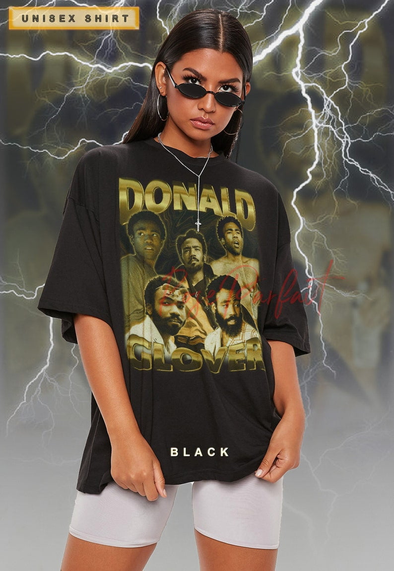 DONALD GLOVER Shirt, Artist Donald Glover Vintage Sweater, Singer Actor ...