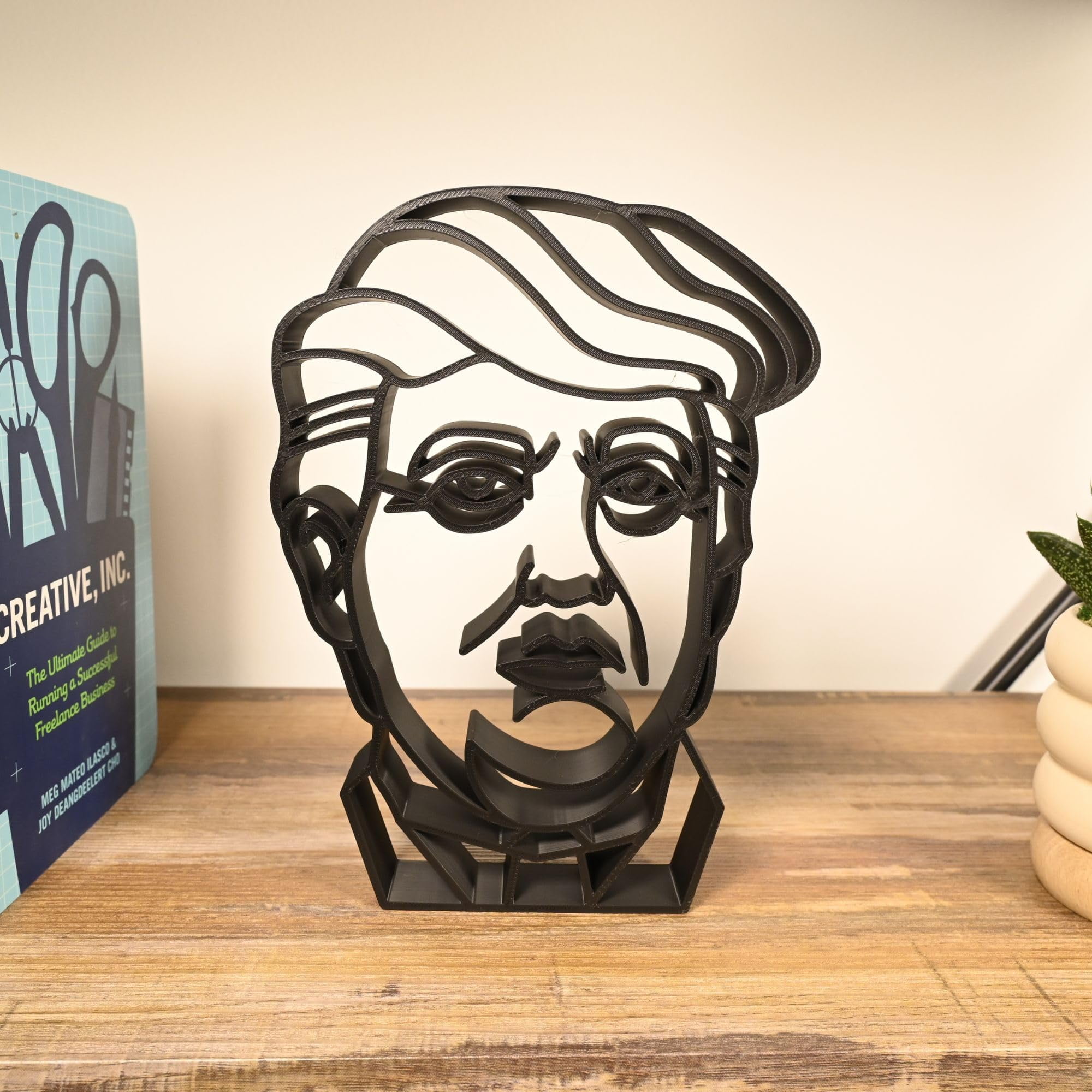 DONALD TRUMP 45th & 47th PRESIDENTIAL Figurine– Minimalist Patriotic ...