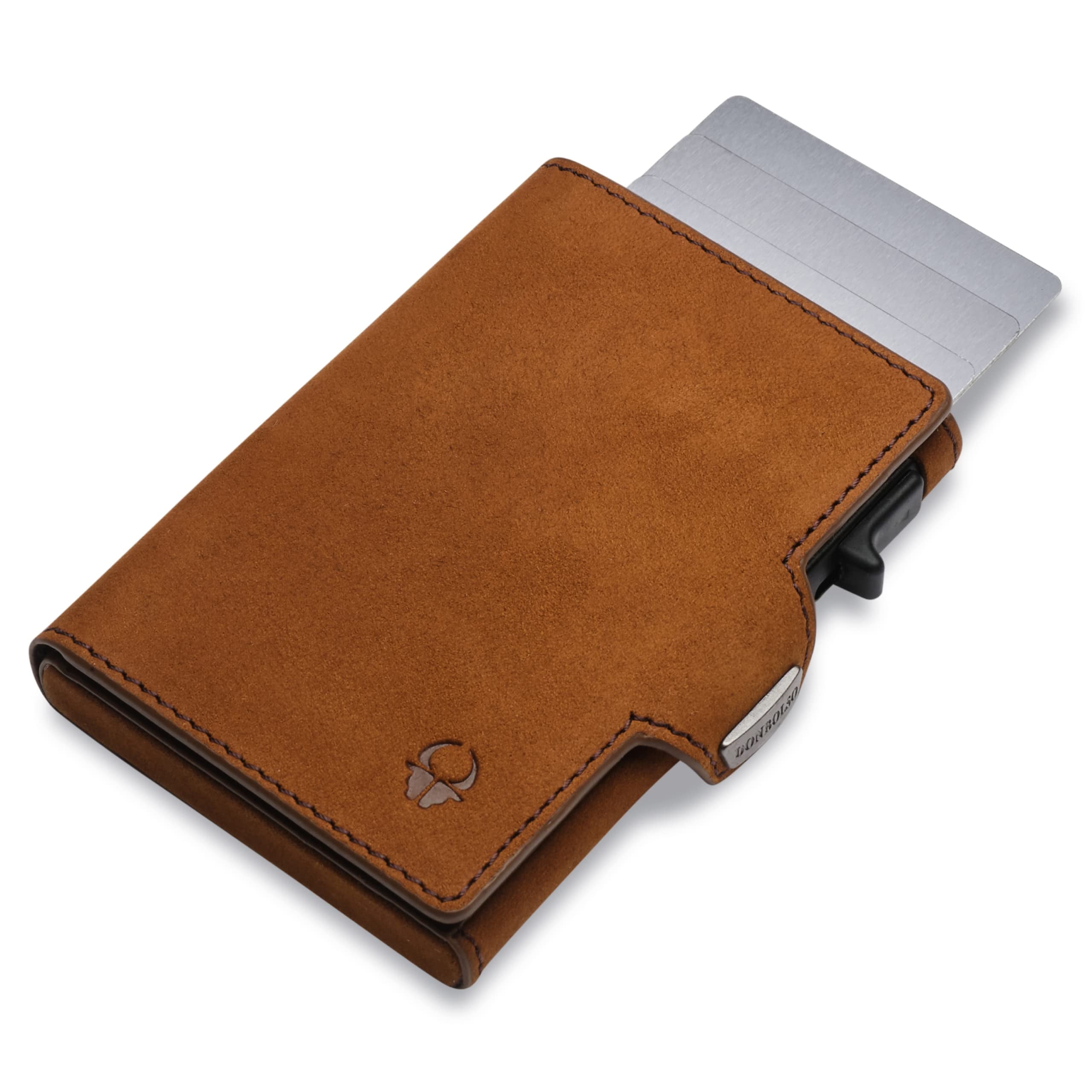 DONBOLSO Austin Slim Wallet - Vintage Brown, No Coin Pocket - Stylish ...