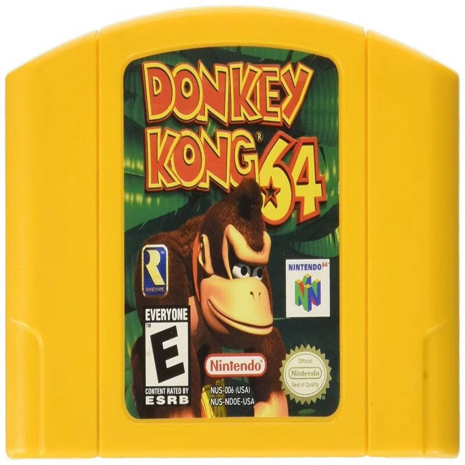 DONCKEY KONG N64,US Version Vdieo Game Cartridges - Walmart.com