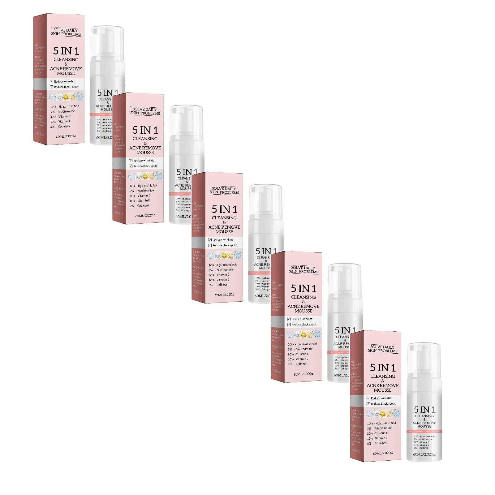 DONGGWTS 5 In 1 Cleansing Face Wash For Sensitive Skin Water Based ...