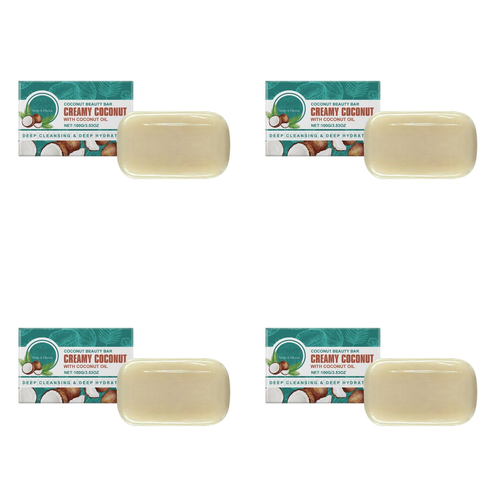 DONGGWTS Coconut Bath Soap Gently Cleans And Nourishes Deep Oils And ...
