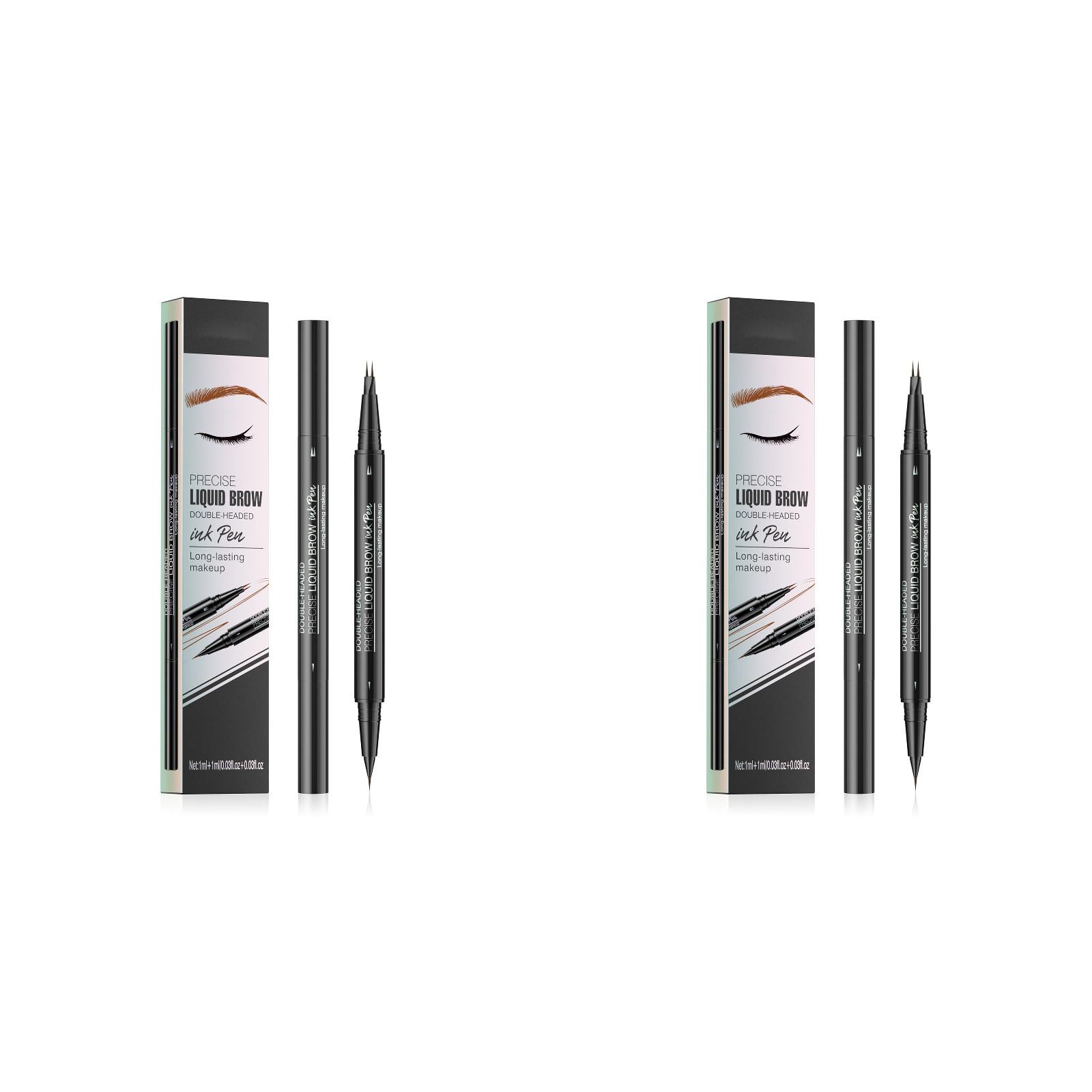 DONGGWTS Curved Eyebrow Pencil Eyebrow Pencil 2 In 1 Eyebrow Pen Ended ...