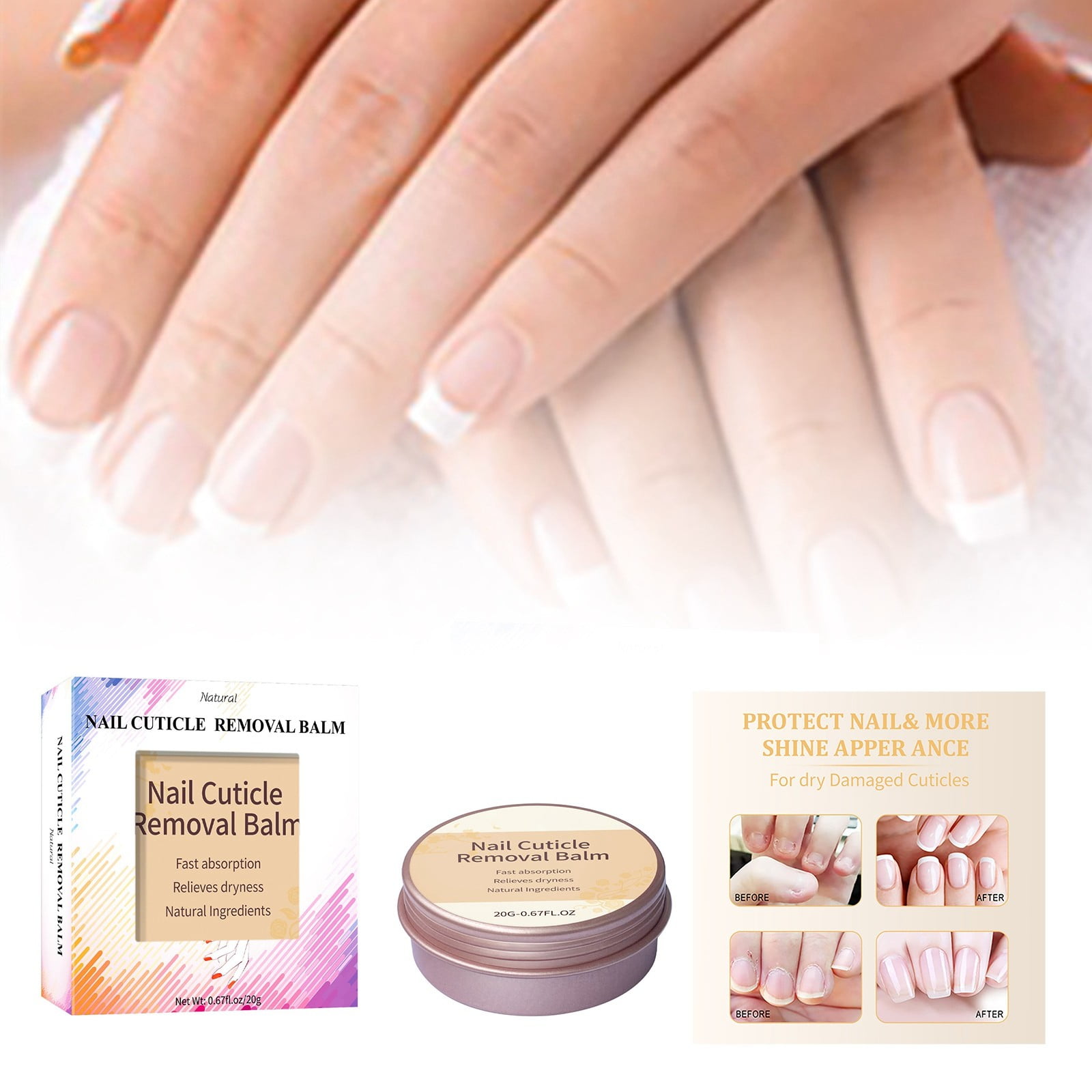 DONGGWTS Cuticle File Nail Kits Nail Files for Gel Nails Cuticle ...