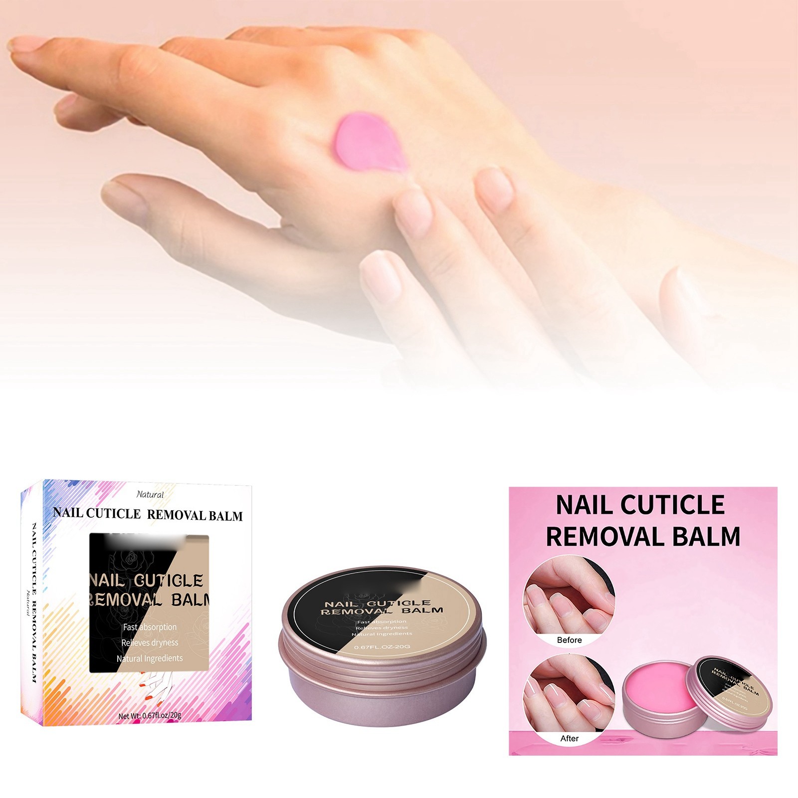 DONGGWTS Cuticle File Nail Kits Nail Files for Gel Nails Cuticle ...