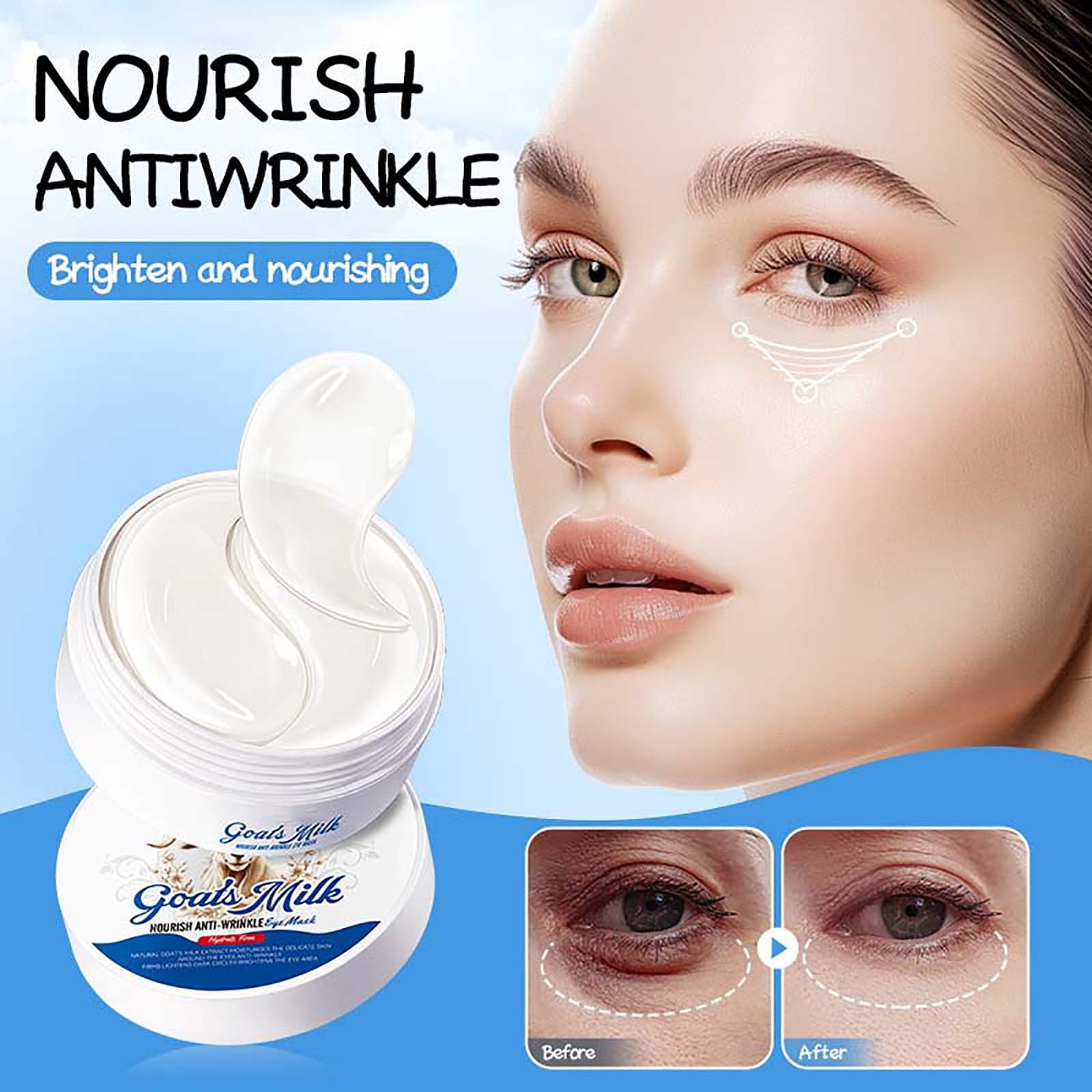 DONGGWTS Easy To Carry Goat Milk Moisturizes The Eyes And Promotes ...