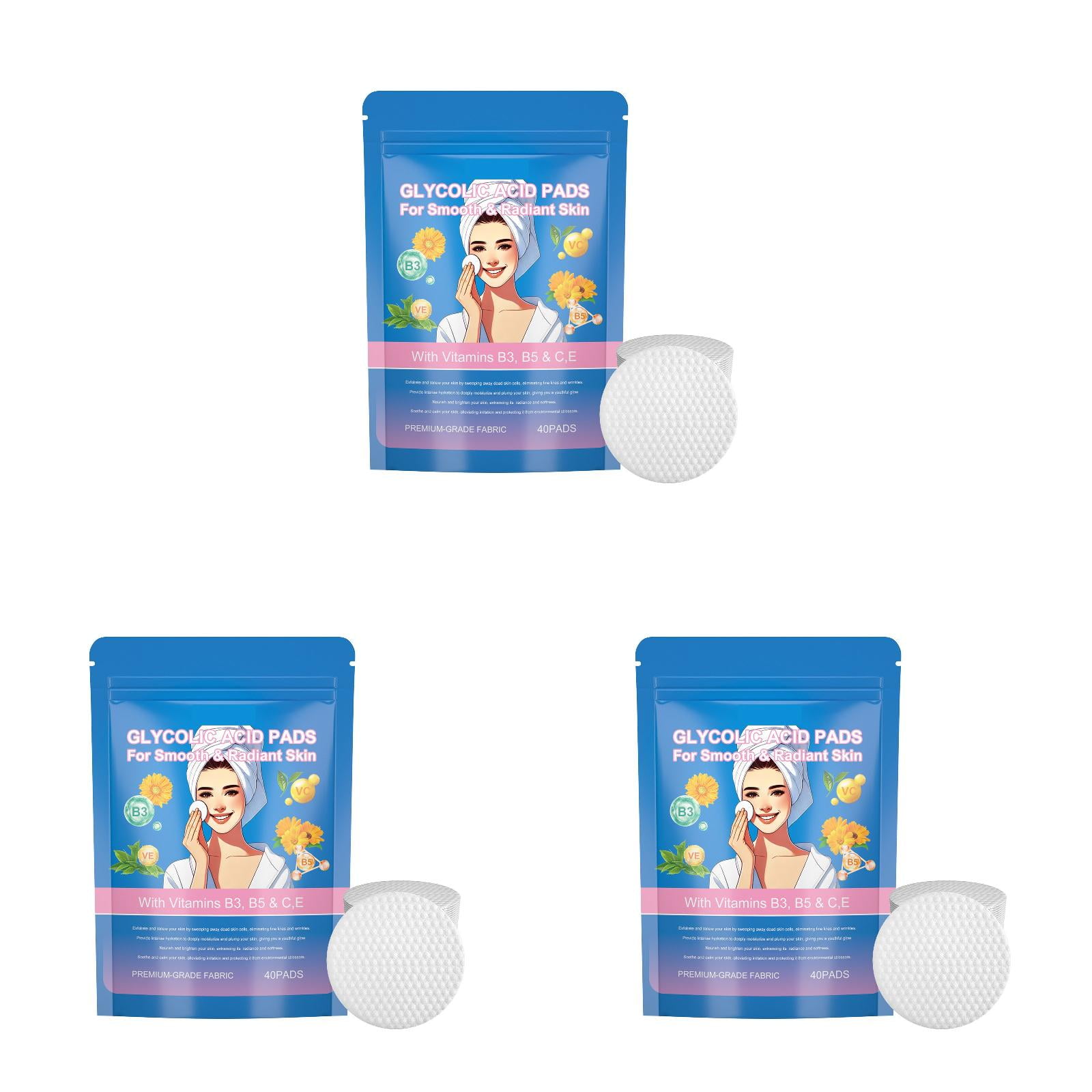 DONGGWTS Glycolic Pads For Facial Skin Deep Cleansing Pores Nourishing ...