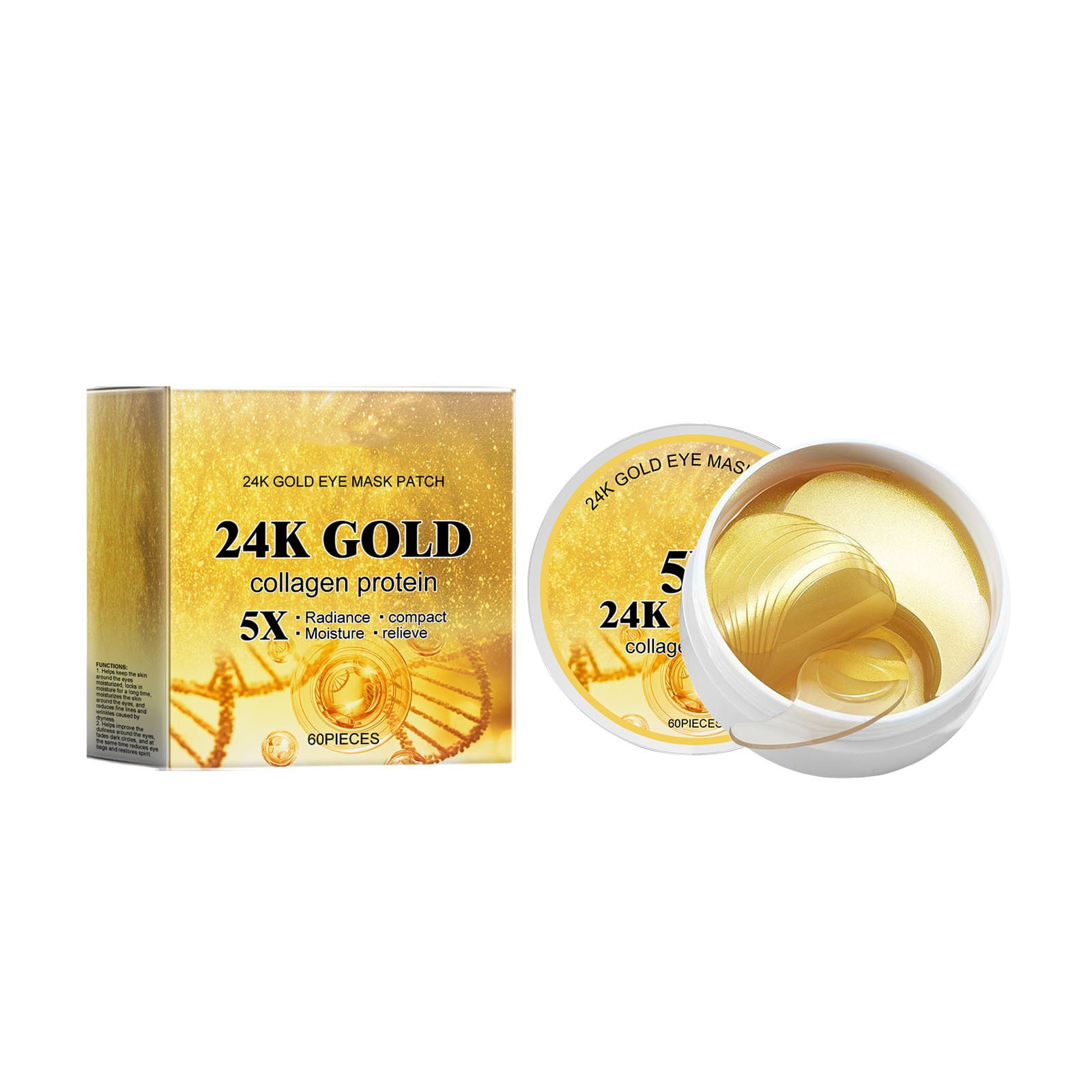DONGGWTS Gold Eye Patch Nourishes And Lightens Eye Lines Dark Fine ... DONGGWTS Gold Eye Patch Nourishes And Lightens Eye Lines Dark Fine ...