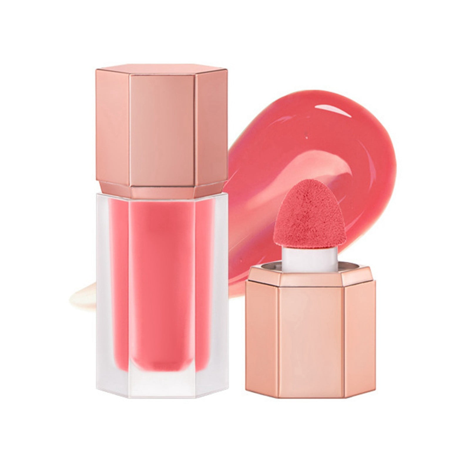 DONGGWTS Hexagonal Liquid Natural Makeup Contouring Facial Rouge She ...