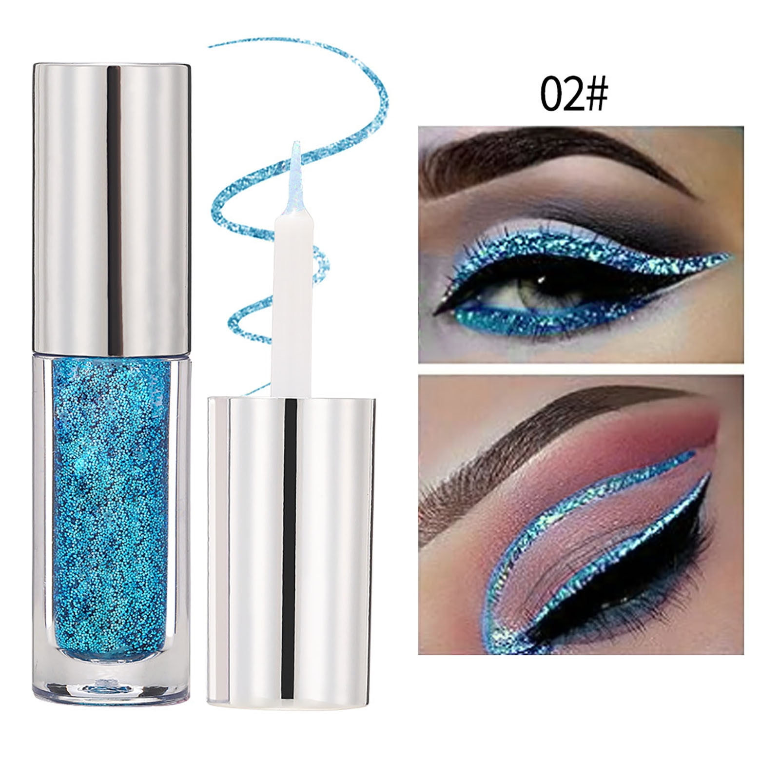 DONGGWTS Liquid Eyeshadow Glitter Bed Silkworm Pen Eyeshadow Liquid ...