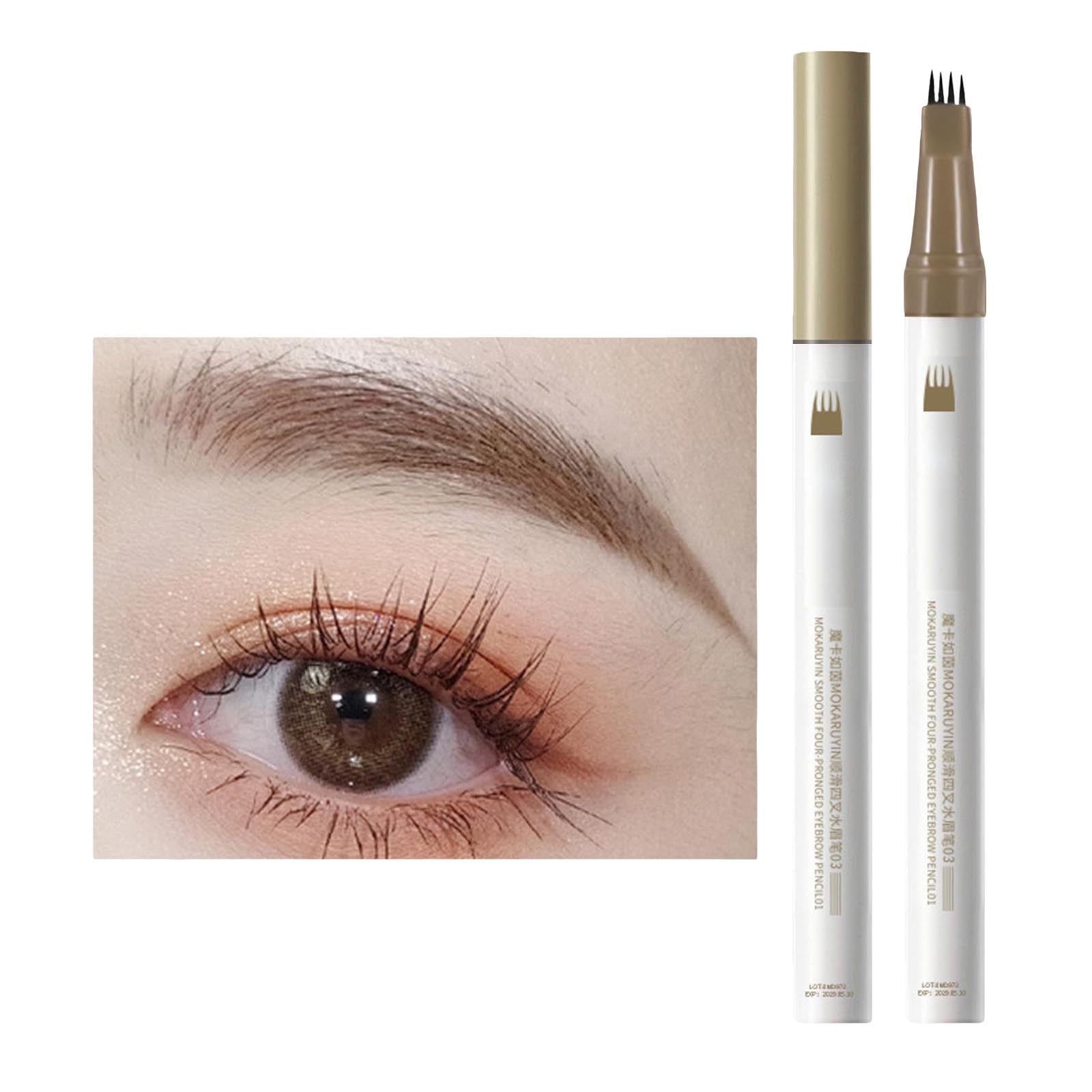 DONGGWTS Microblading Eyebrow Pen 2024 Upgraded 3D 4 Tip Eyebrow Pencil ...