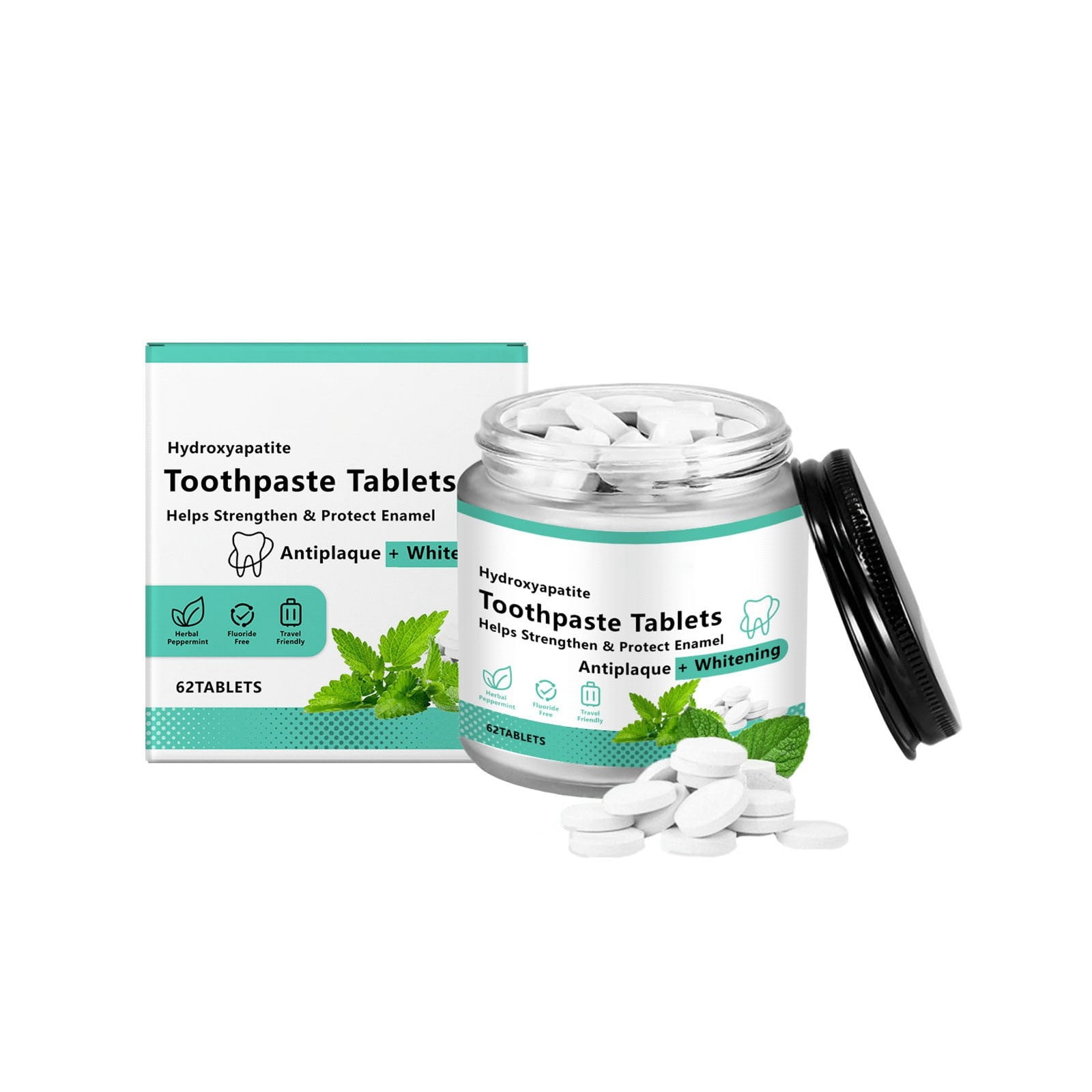 DONGGWTS Mint Toothpaste Tablets Oral Odor Removal Fresh Breath ...