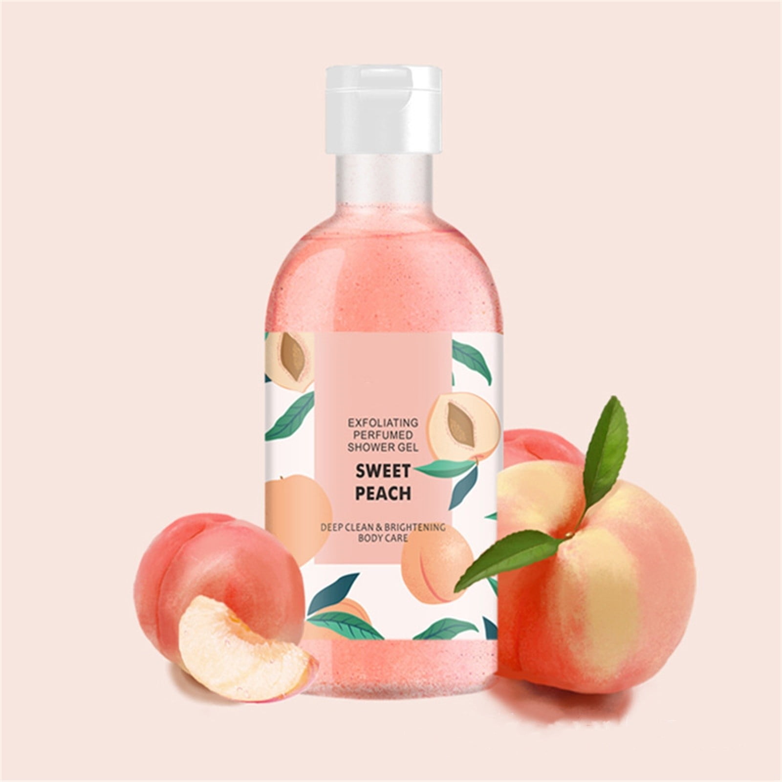 DONGGWTS Moisturizing Cleansing Exfoliating Peach Bath Lotion Artifact ...