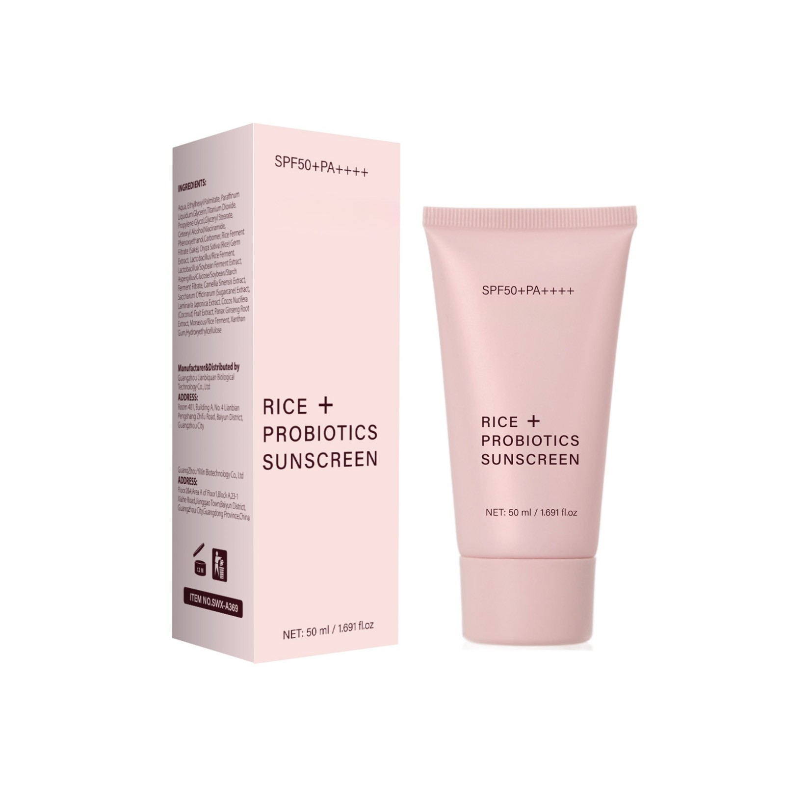 DONGGWTS Rice And Sunscreen Lightweight Non Greasy Face Moisturizer ...
