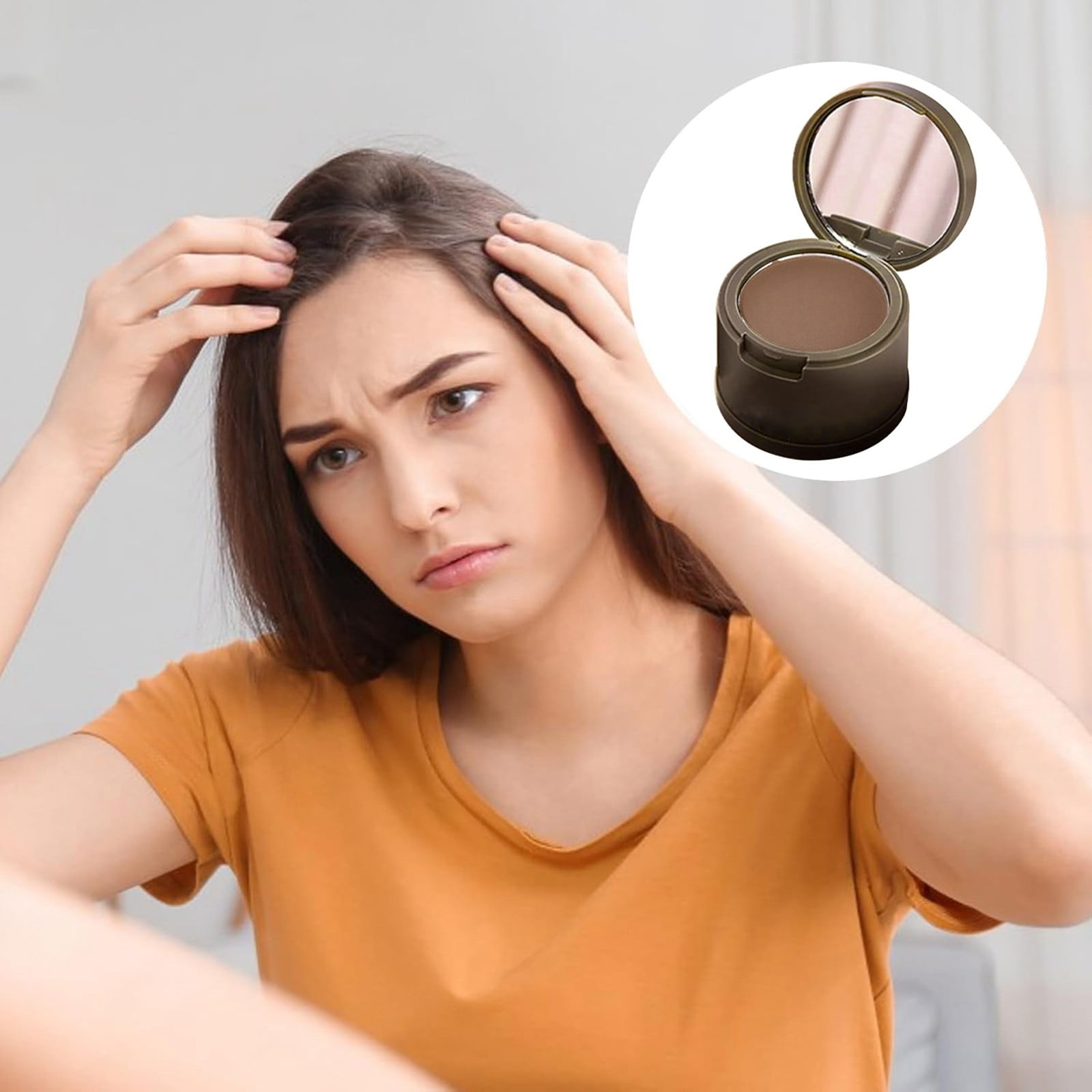 DONGGWTS Root Cover Up Root Cover Enhance Hairline Powder Growth Beauty ...