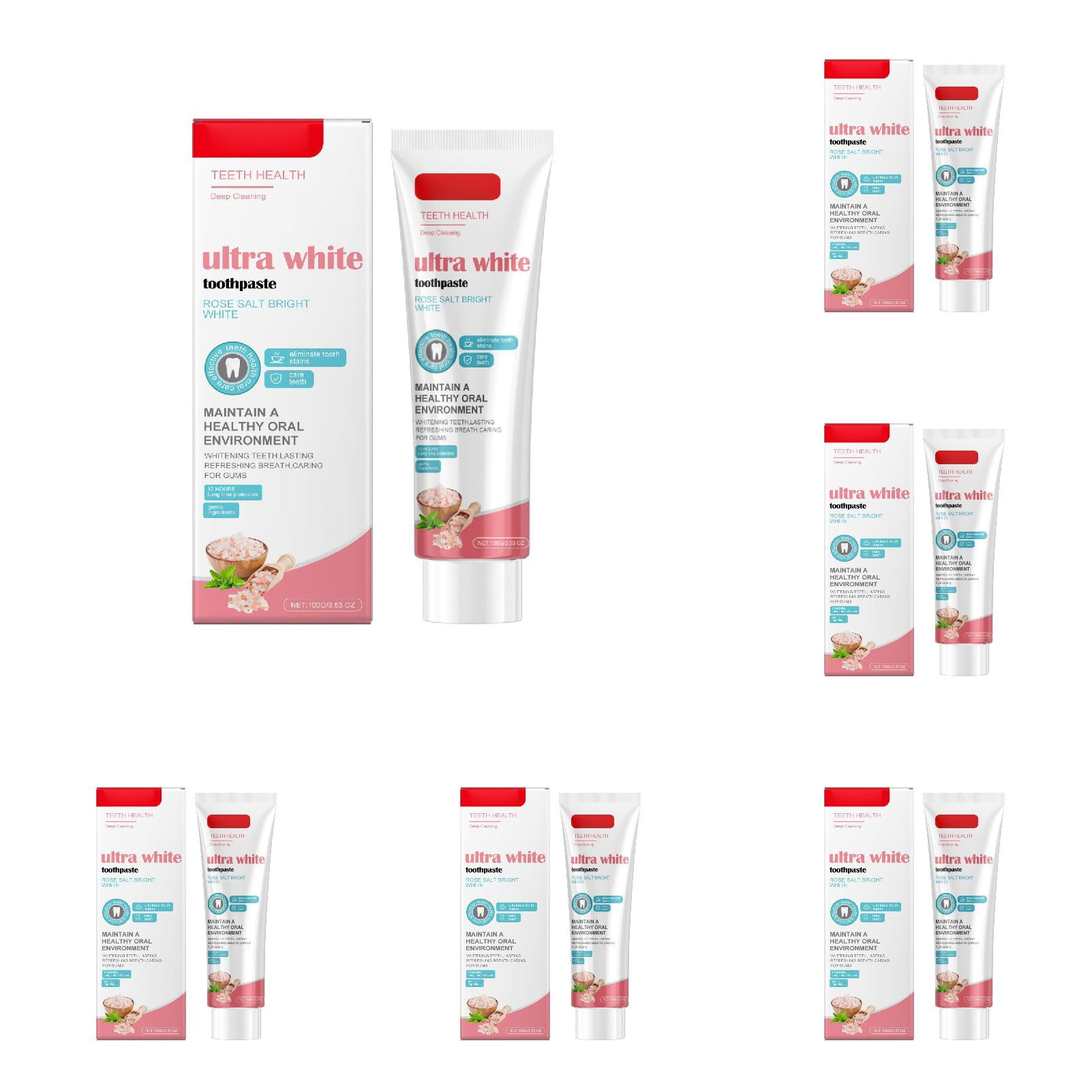 DONGGWTS Rose Oral Care Toothpaste Cleans Teeth Stains Refreshing And ...