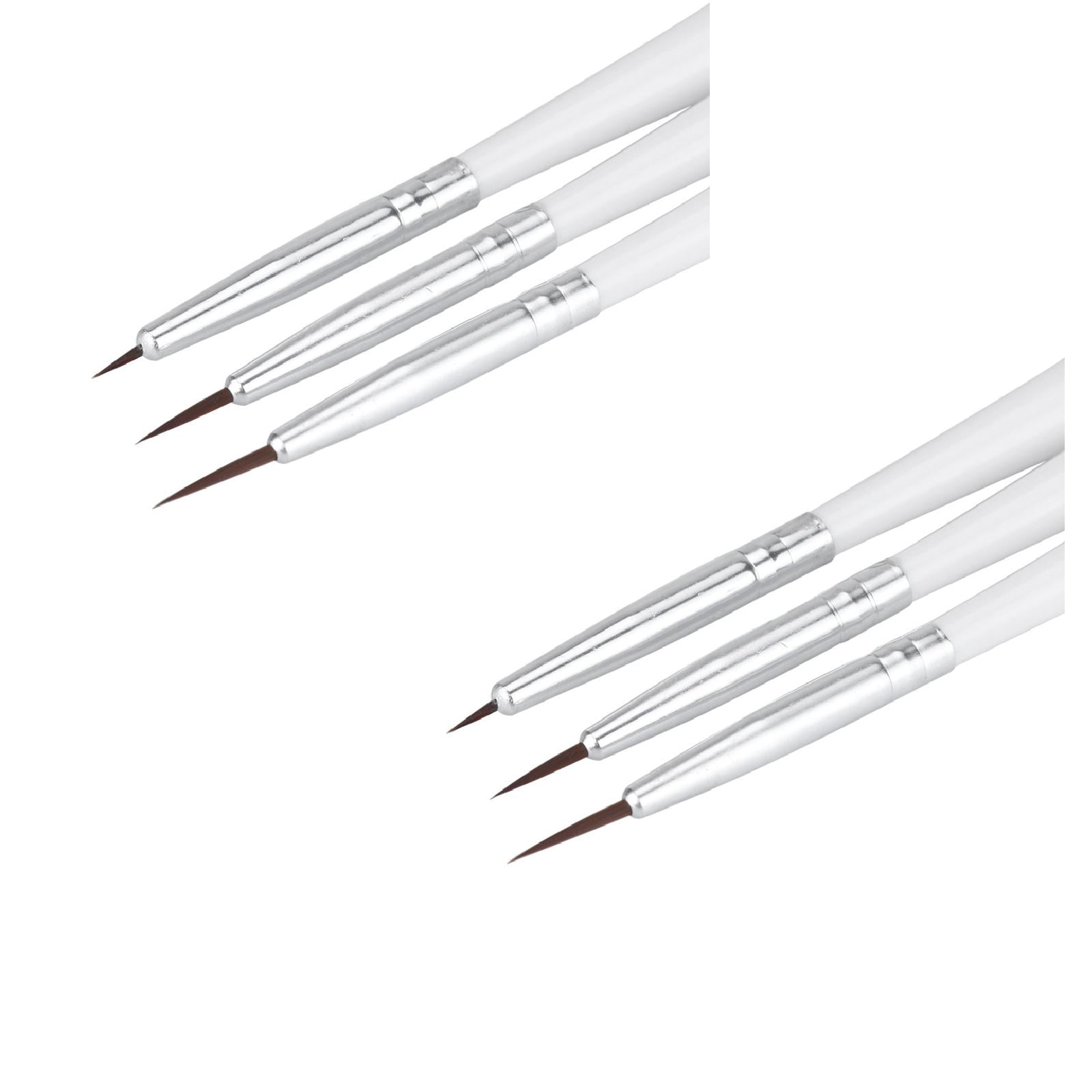 DONGGWTS 'Set of 3 Sable Drawing Painting Pen Brush Liner Acrylic Nail ...