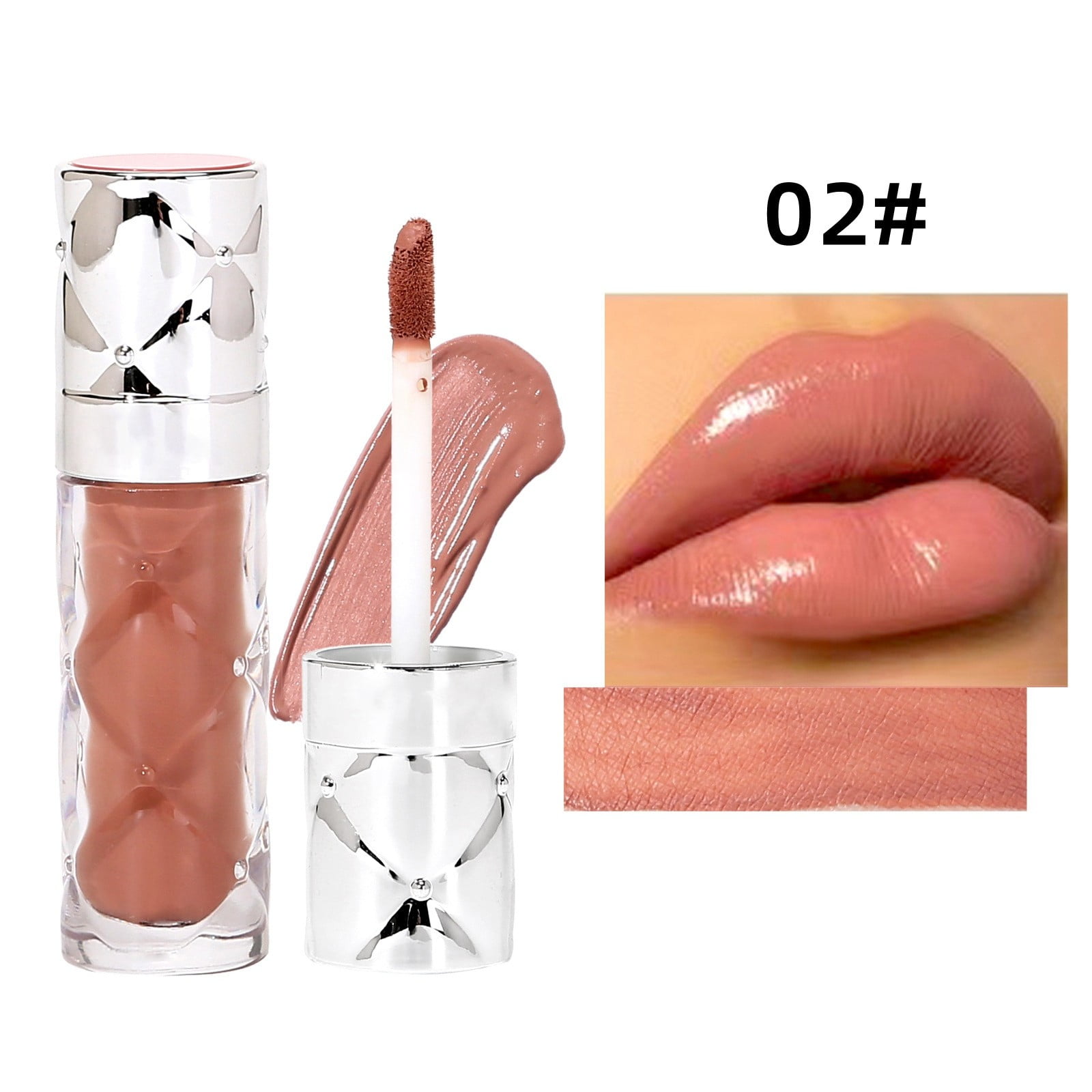 Donggwts Six Color Lip Gloss Moist And Hydrating New Milk Tea Color Lip
