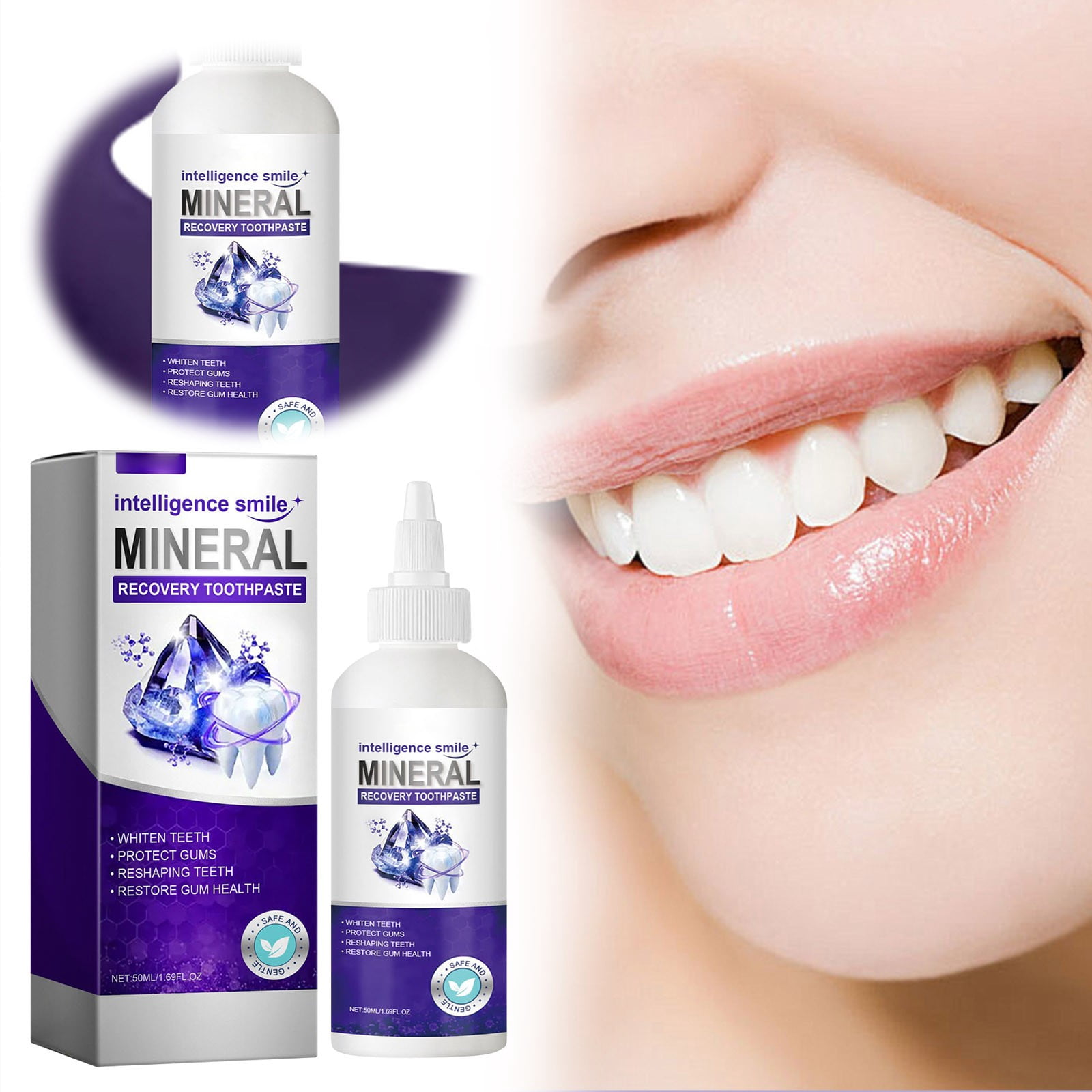 DONGGWTS Teeth Care Toothpaste Clean Teeth Hygiene Care Oral Daily ...