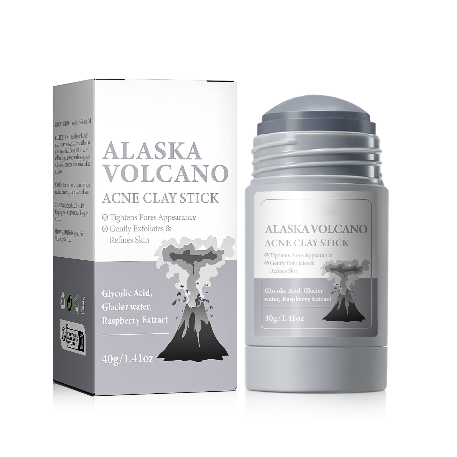 DONGGWTS Volcanic Mud Stick 40g Deep Cleansing Gentle Blackhead Removal ...