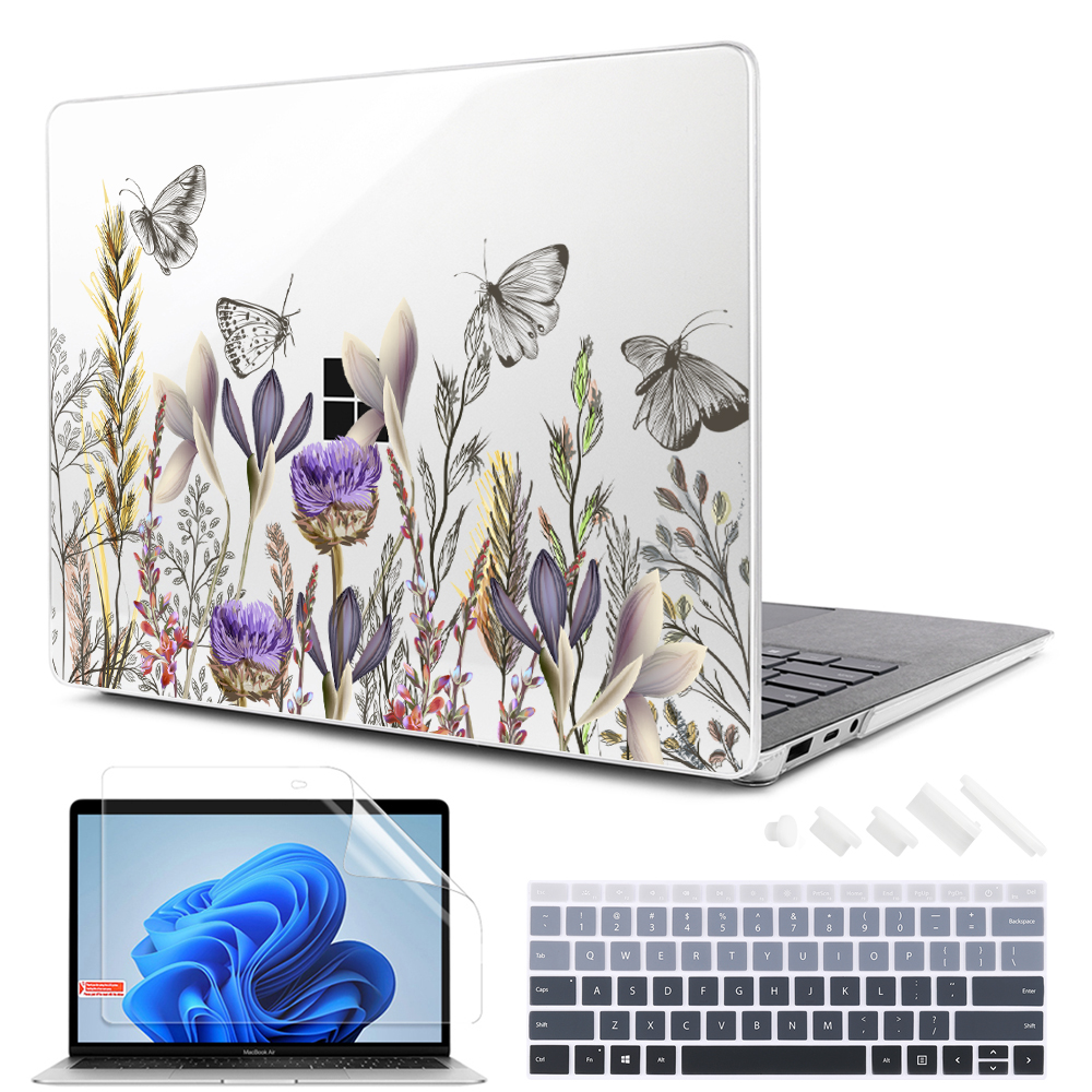 DONGKE Case For Microsoft Surface Laptop 5/4/3 13.5inch With Alcantara ...