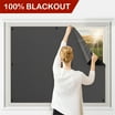 Rosnek 100% Blackout Blind Curtains Window Cover Blackout DIY Curtain ...