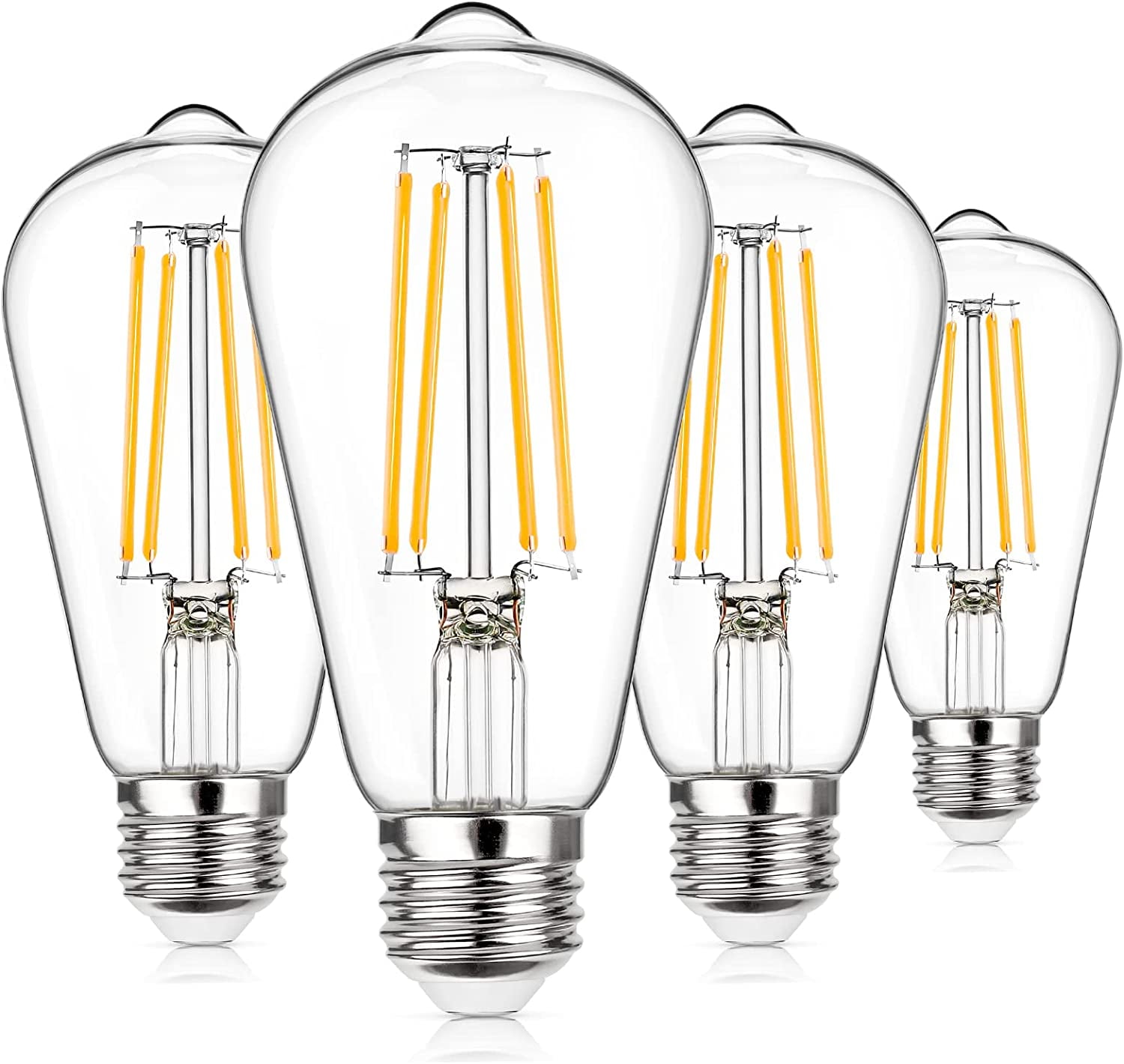 DONGPAI 4pcs E27 Retro Edison LED Filament Bulb Lamp AC220V Light Bulb ...