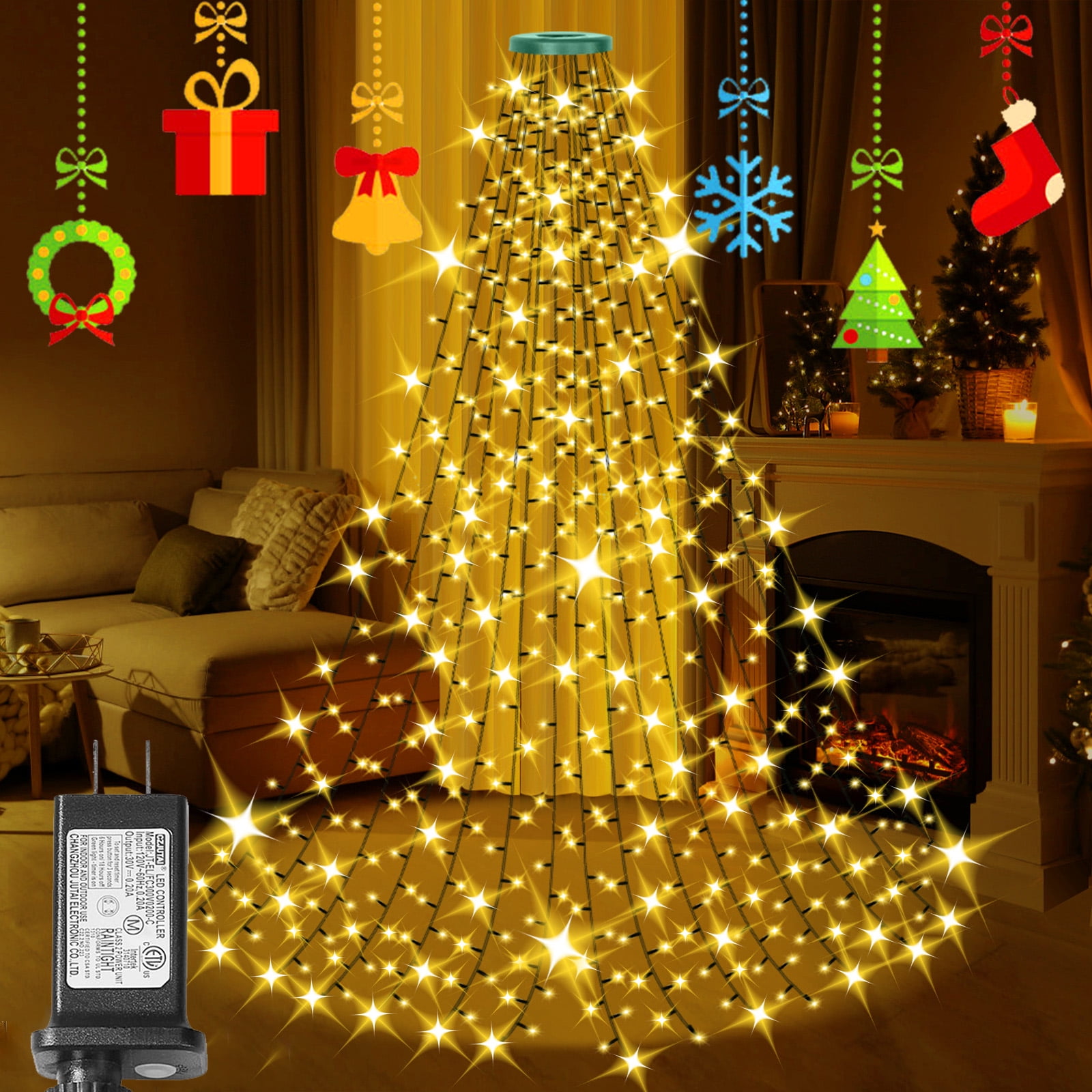 DONGPAI LED XMAS Outdoor Decorations: Waterproof Christmas Tree ...