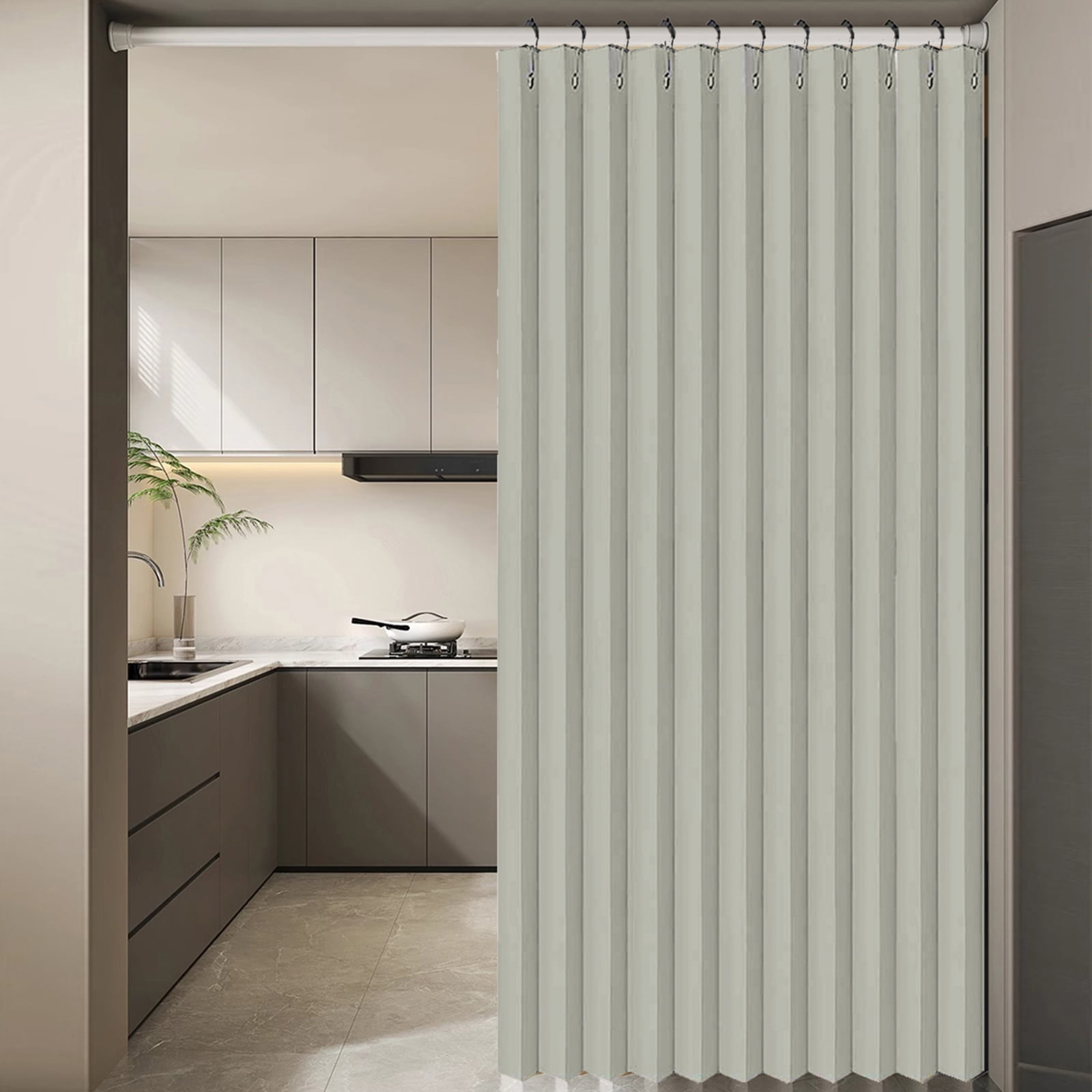 DONGPAI Extra Large Room Divider Curtain Door Curtains Closet Curtains Vertical Sense Drapes ...