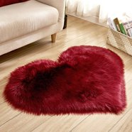 Rosnek Soft Faux Fur Wool Carpet Artificial Wool Sofa Bed Rug Plush ...