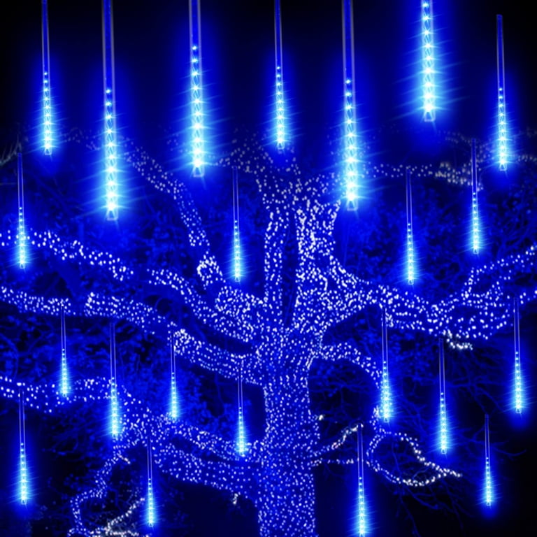 String Of Blue Holiday Lights