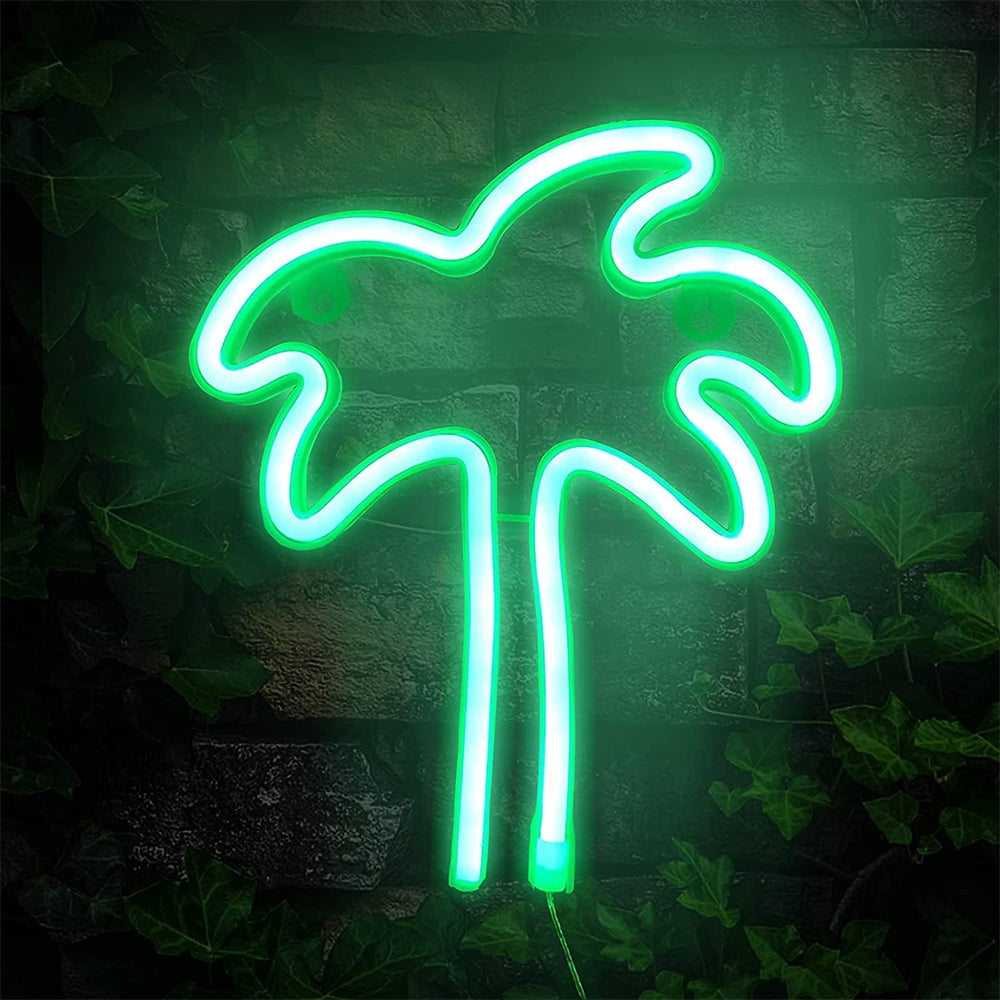 DONGPAI LED Neon Lights Signs for Wall Decor, USB Powered Neon Light ...
