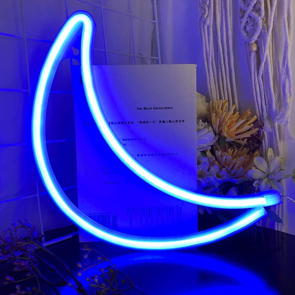 DONGPAI LED Neon Lights Signs for Wall Decor, USB Powered Neon Light ...