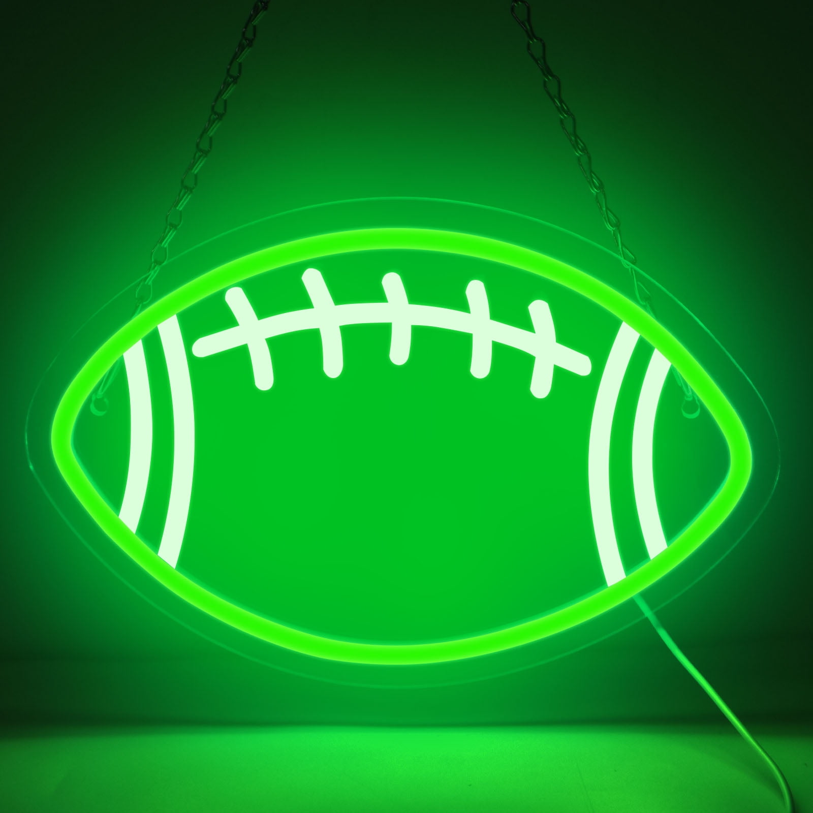 DONGPAI LED Rugby Football Neon Sign for Wall Decor, 11.8"x 7.8 ...
