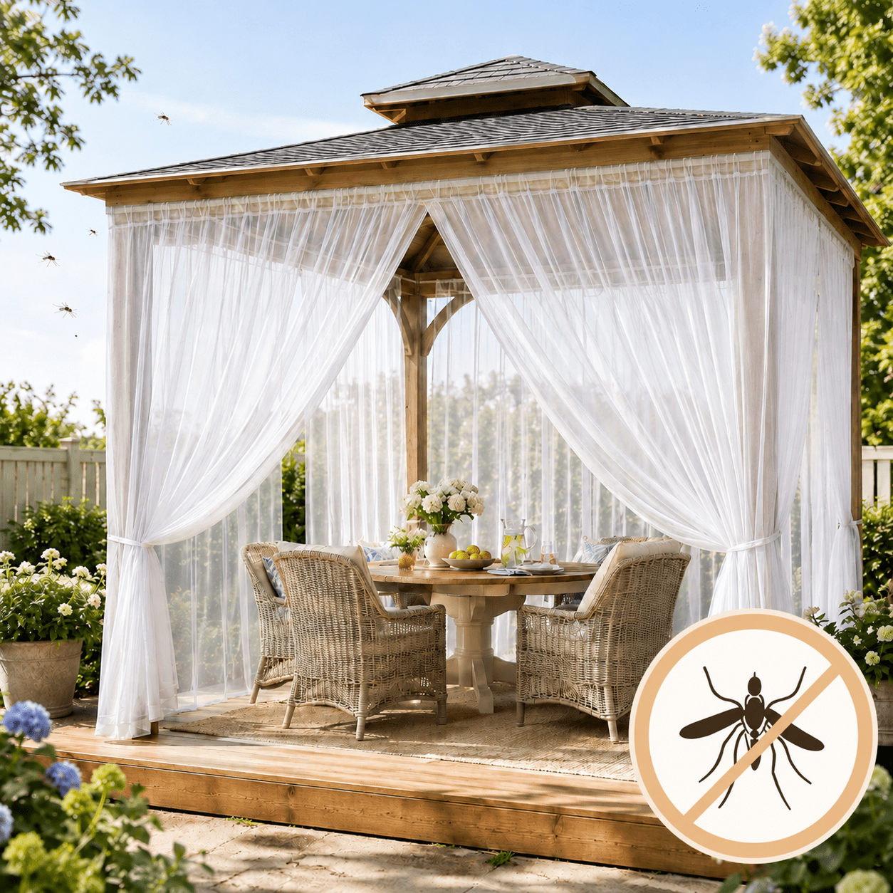 "Dongpai Mosquito Net for Patio Balcony, Dense Polyester Mesh Screen, 5 ...
