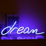 DONGPAI Neon Sign Lights, Led Wall Light Battery or USB Powered Light ...