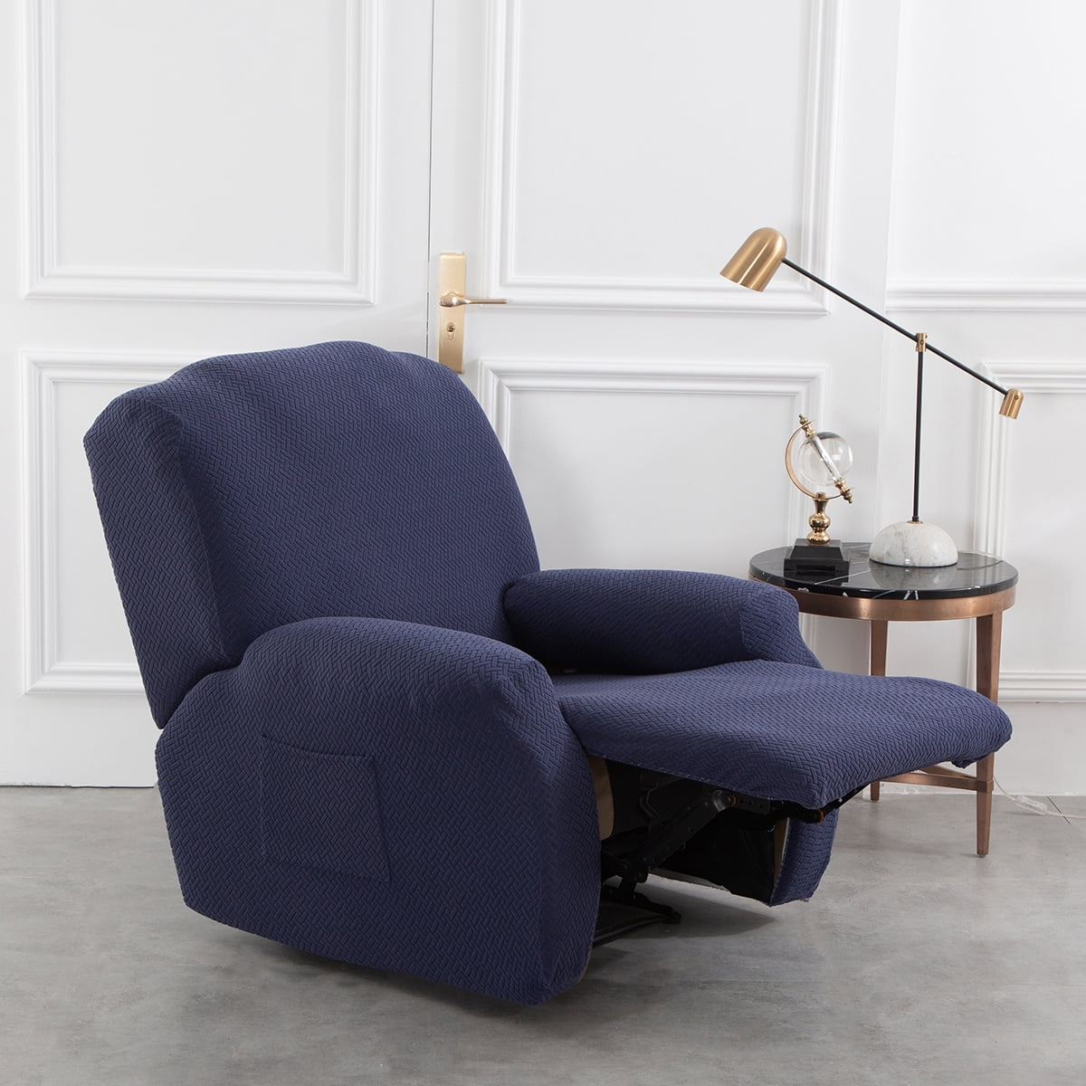 DONGPAI Recliner Covers Stretch Recliner Chair Covers 4 Pieces with ...