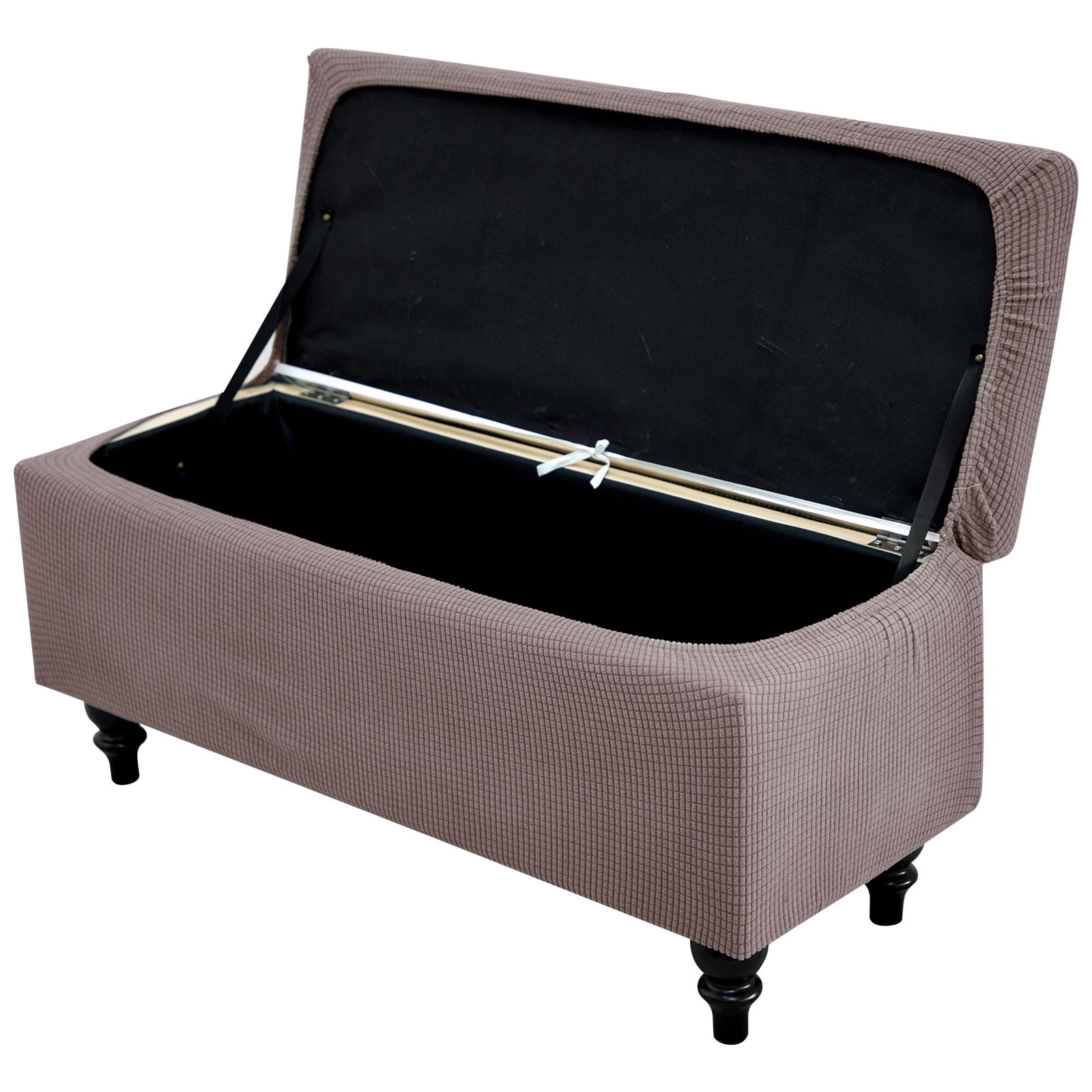 DONGPAI Stretch Storage Ottoman Cover Rectangle Storage Footrest ...