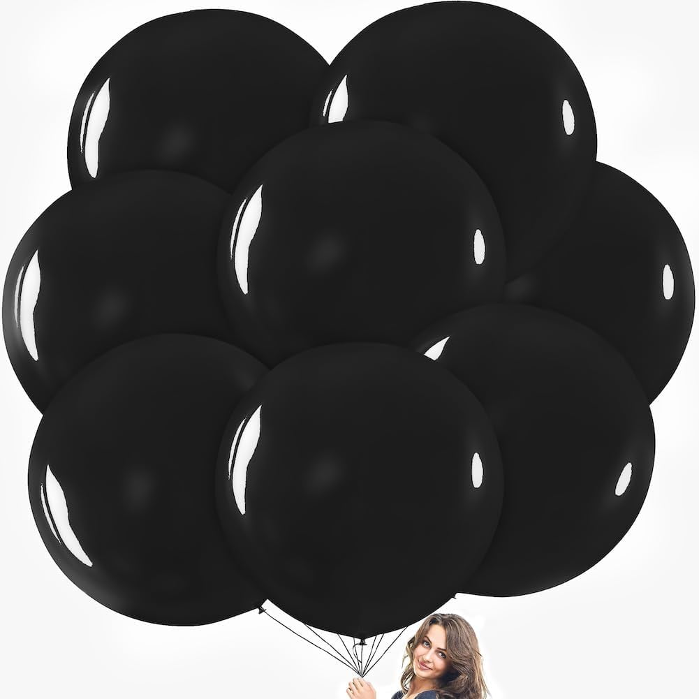 DONGTIAN Blue Giant Balloons - 8 Jumbo 36 Inch Blue Balloons for Photo ...