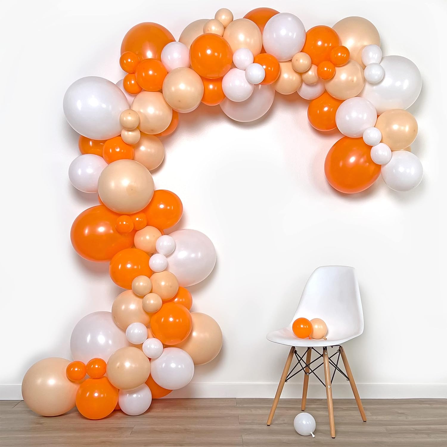 DONGTIAN Lunar Bliss 16 ft Balloon Arch & Garland Kit | 102 Balloons ...