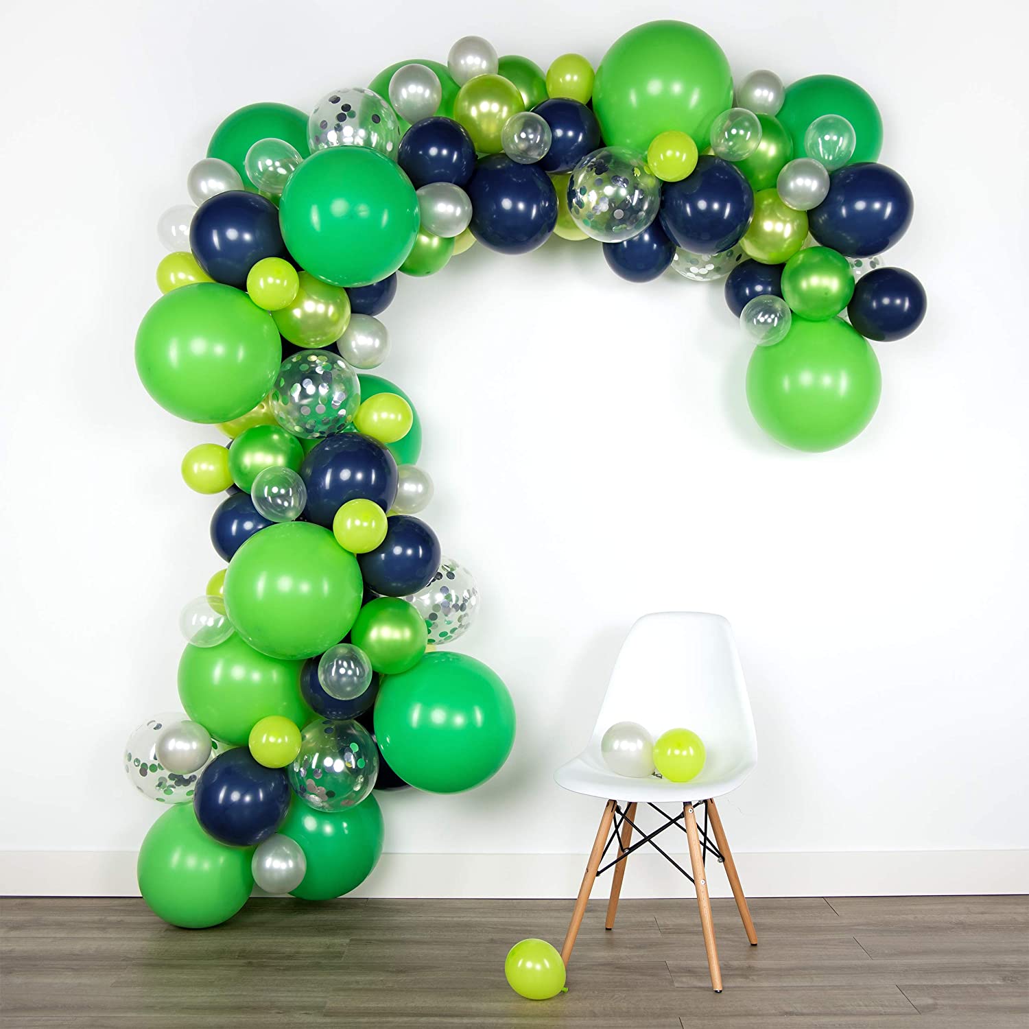 DONGTIAN Lunar Bliss 16 ft Balloon Arch & Garland Kit | 102 Balloons ...