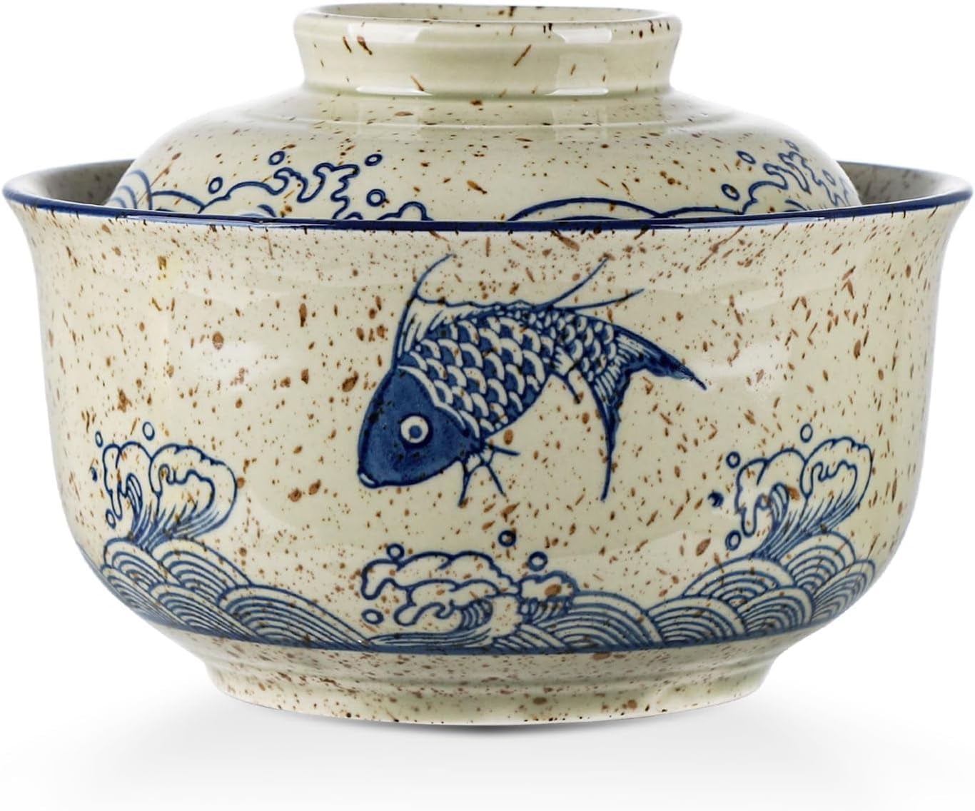 DONGTIAN Microwavable Ramen Bowl with Lid, 25 Oz Japanese Bowl Big ...